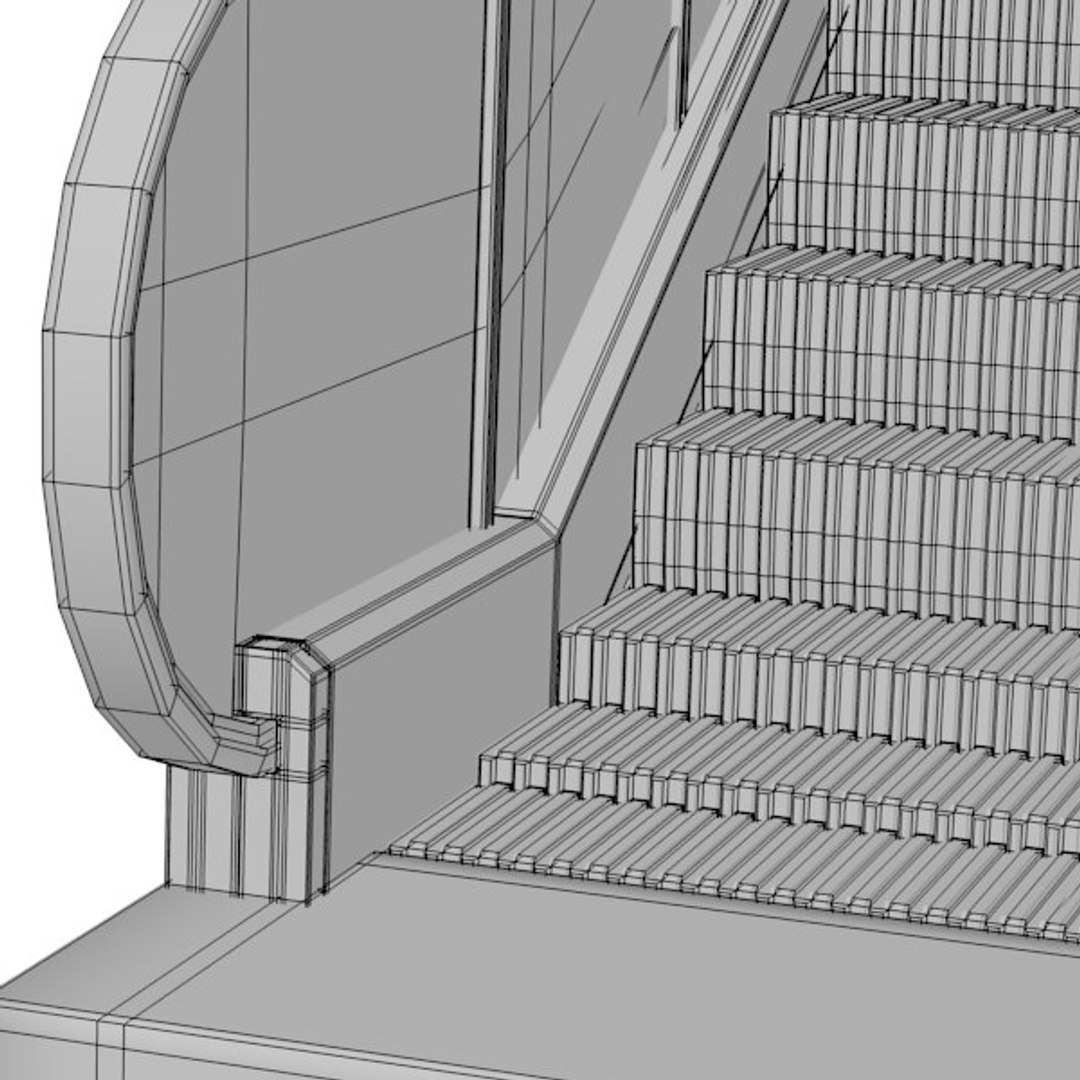 Escalator 3d Model