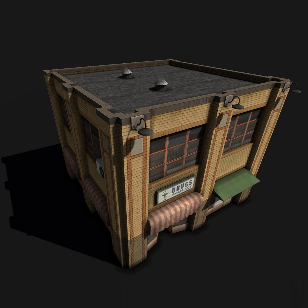 Old Building 3d Max