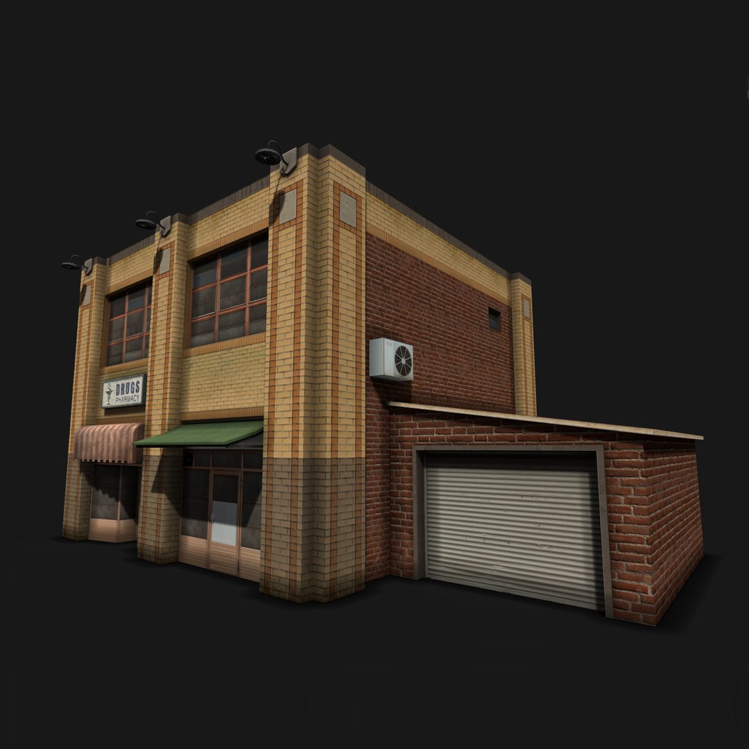 Old Building 3d Max