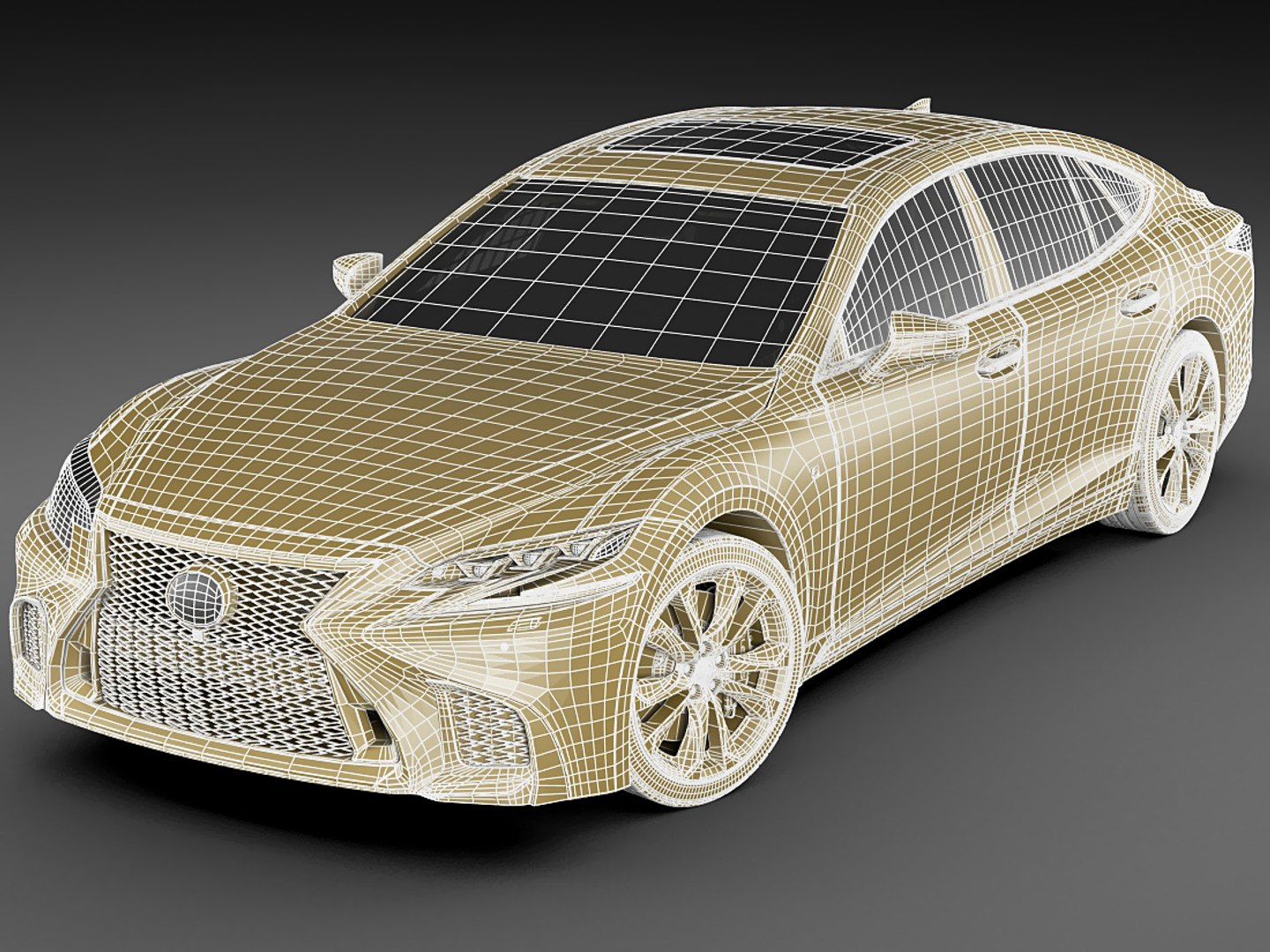 3D Lexus Ls500 Ls - TurboSquid 1170545