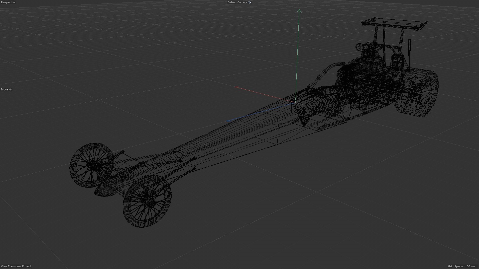3D Dragster Racing Car Model - TurboSquid 2086927