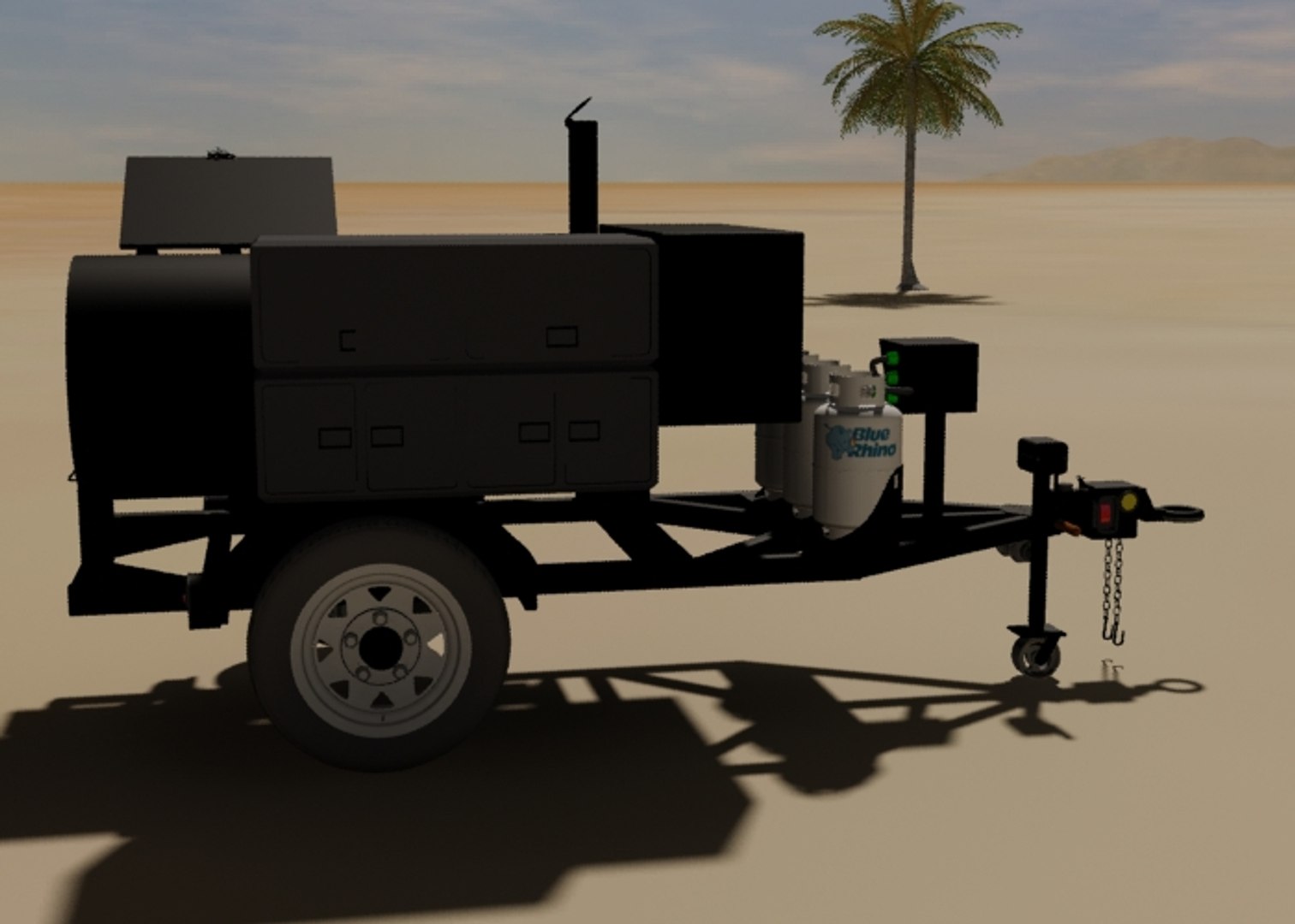 3ds max propane gas single axle