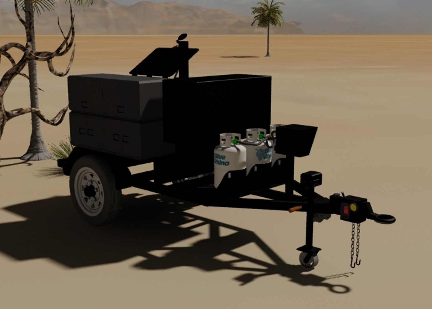 3ds max propane gas single axle