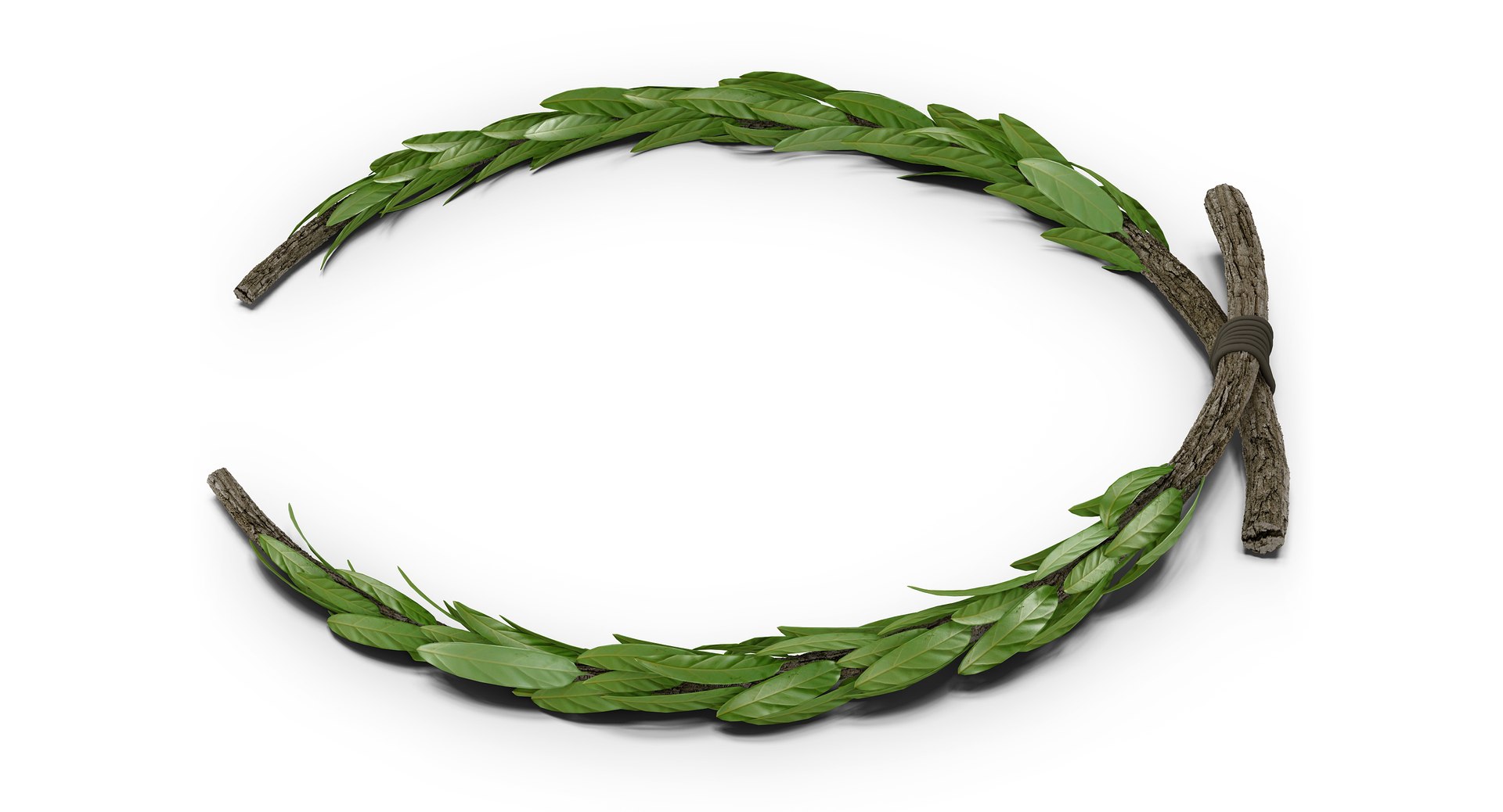 3ds Max Roman Laurel Wreath