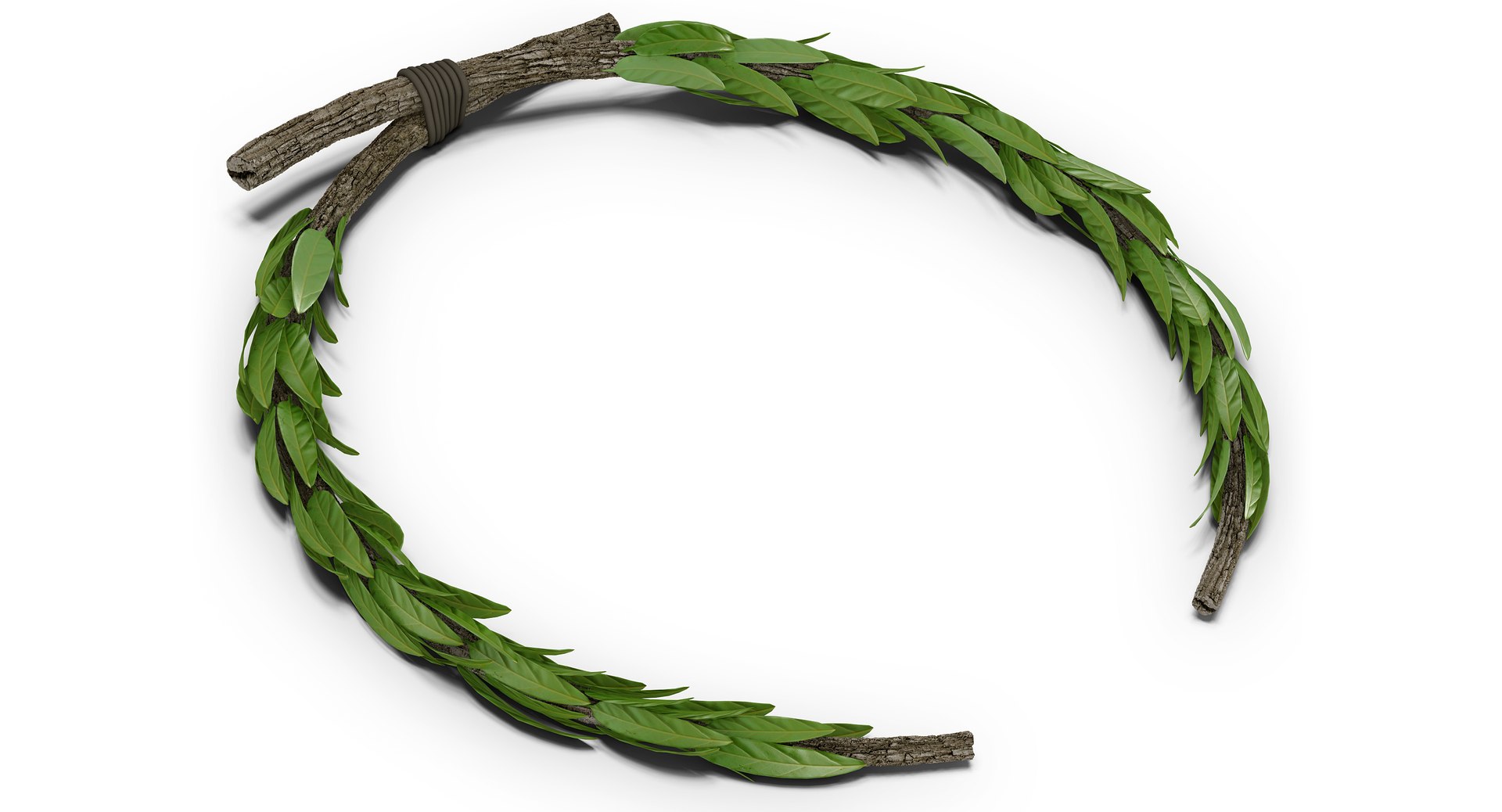 3ds Max Roman Laurel Wreath
