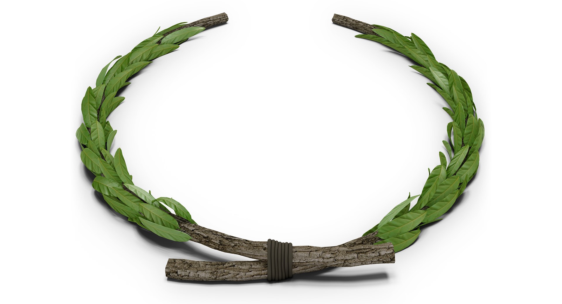 3ds Max Roman Laurel Wreath