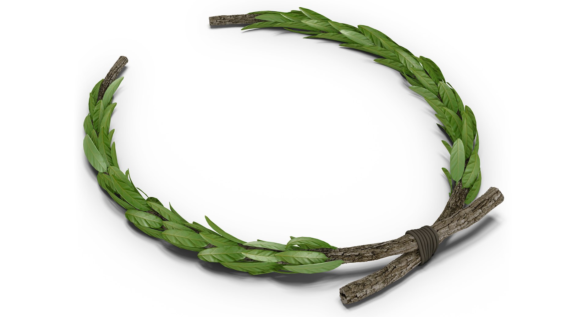 3ds Max Roman Laurel Wreath