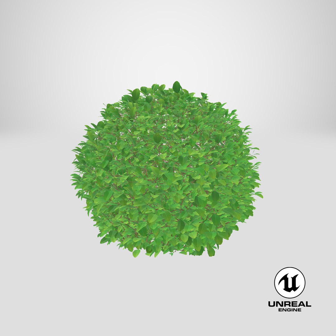 3D Cartoon Bush 11 - TurboSquid 1941430