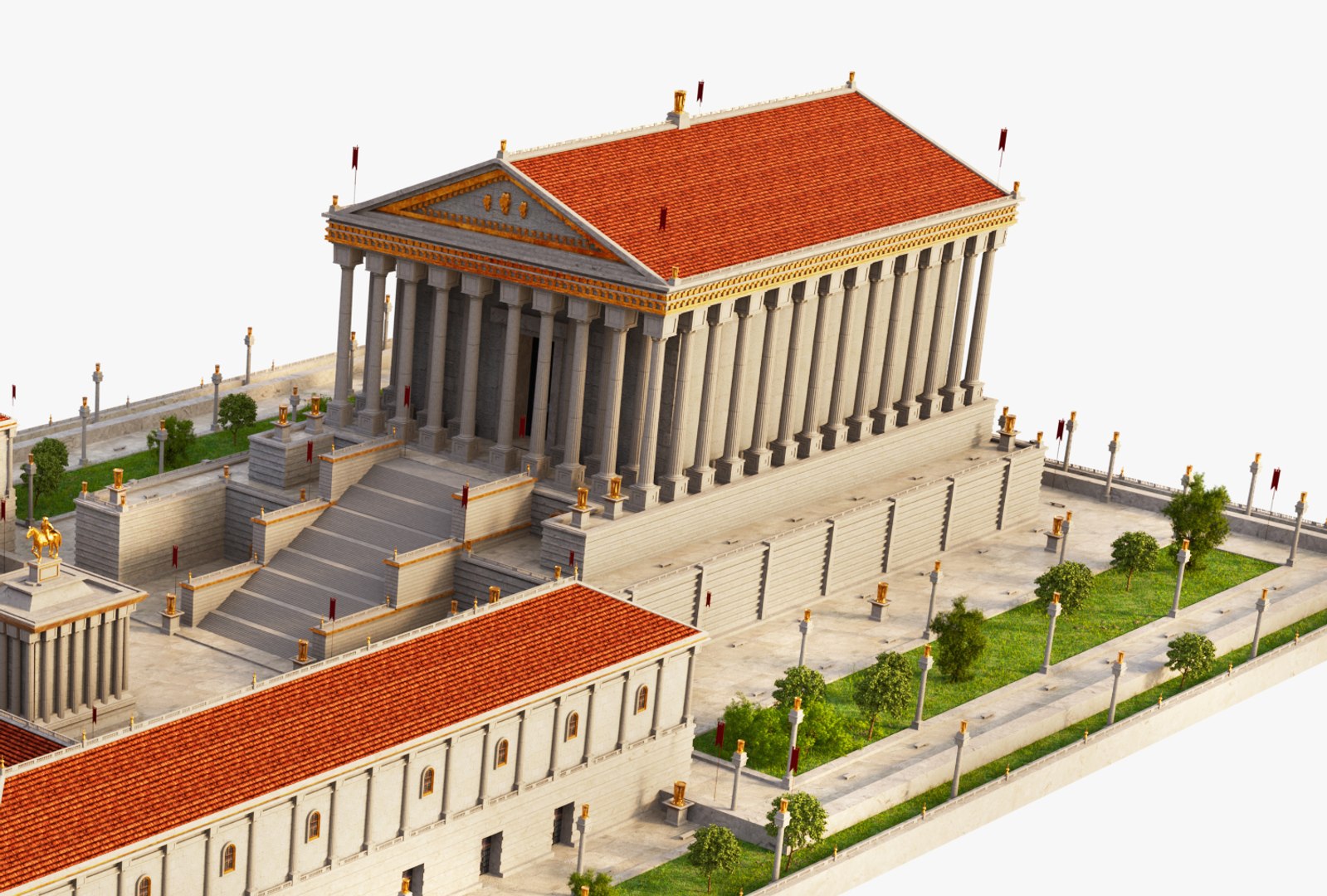 3D Temple Of Jupiter Baalbek Model - TurboSquid 2290166