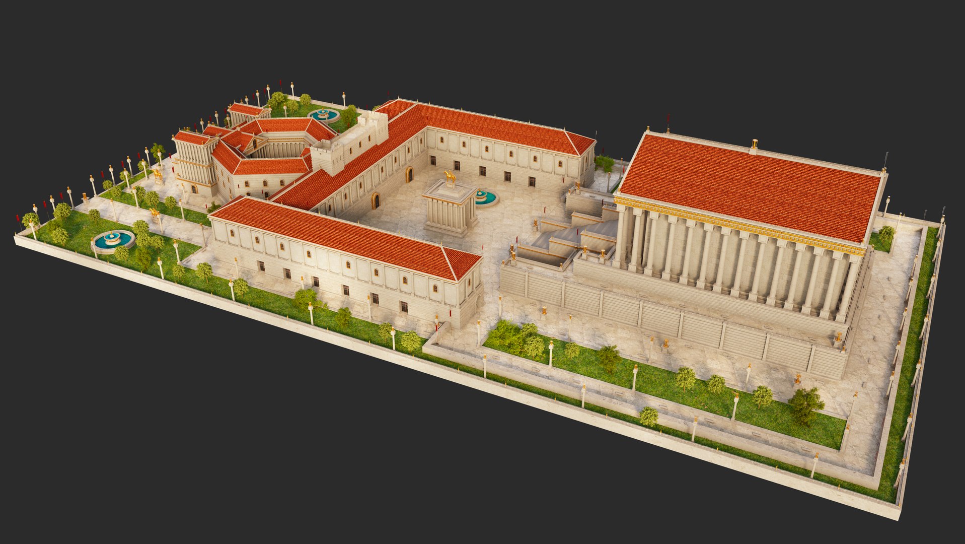 3D Temple Of Jupiter Baalbek Model - TurboSquid 2290166