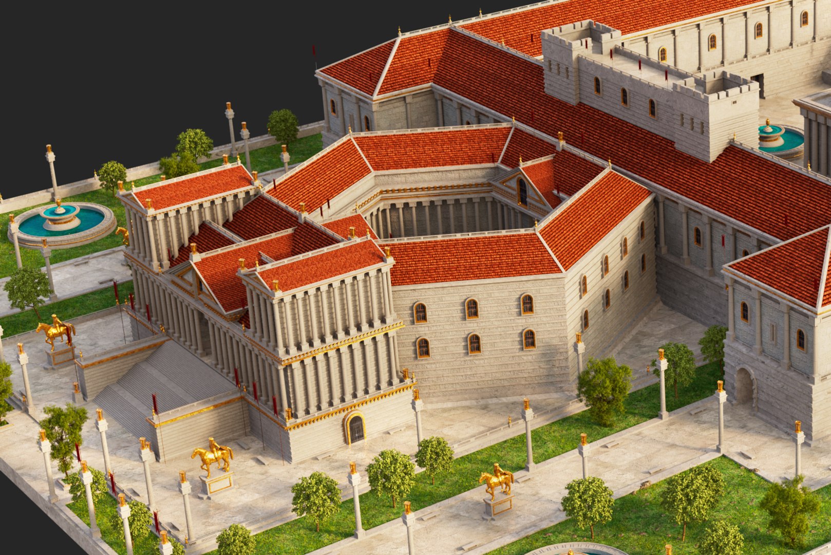 3D Temple Of Jupiter Baalbek Model - TurboSquid 2290166