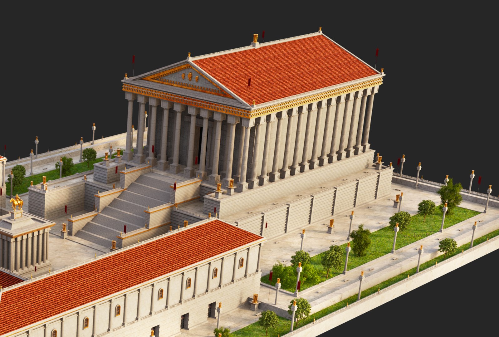 3D Temple Of Jupiter Baalbek Model - TurboSquid 2290166