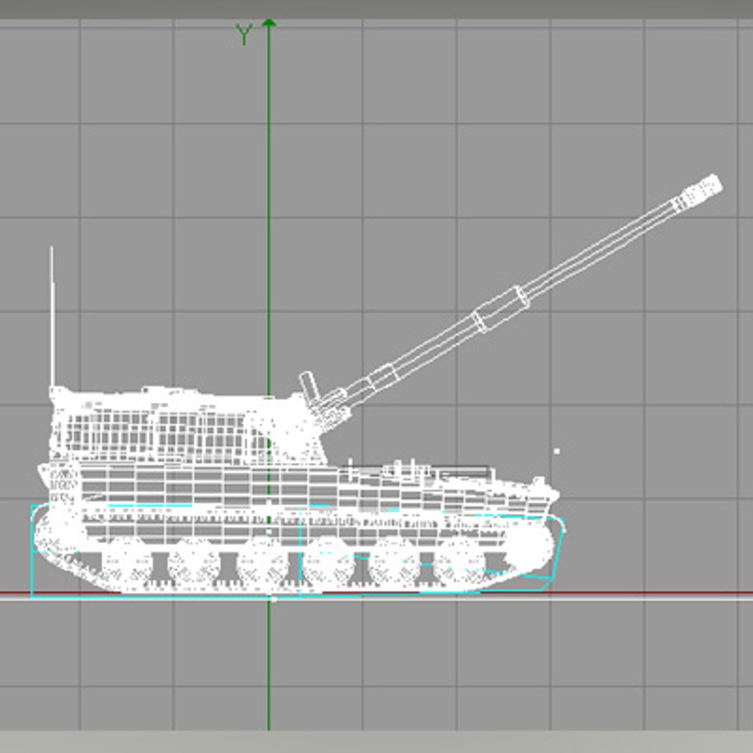 3d C4d M109a Howitzer M109