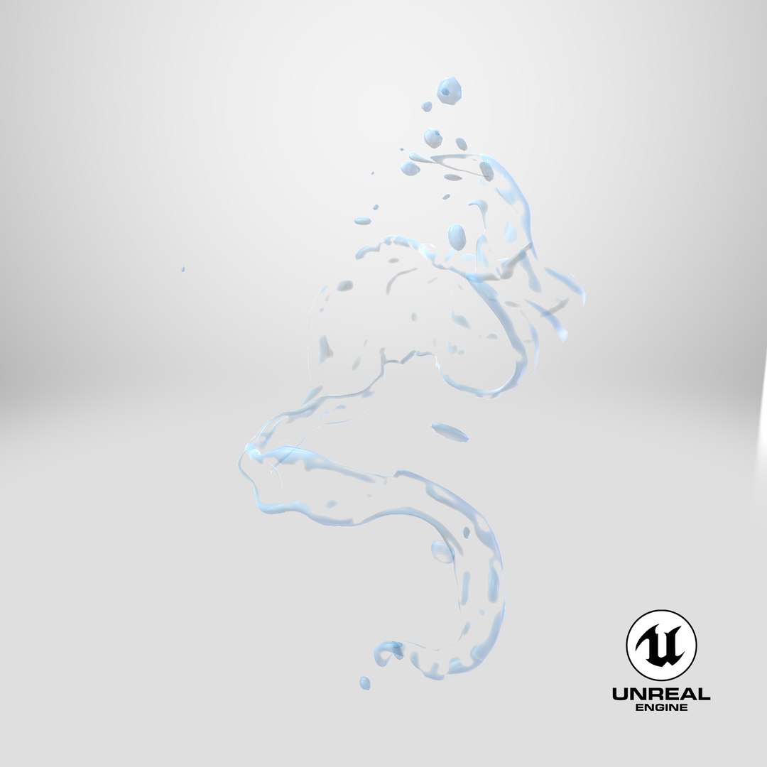 3D Prop03 Clear Splashes Type 03 - TurboSquid 2144418