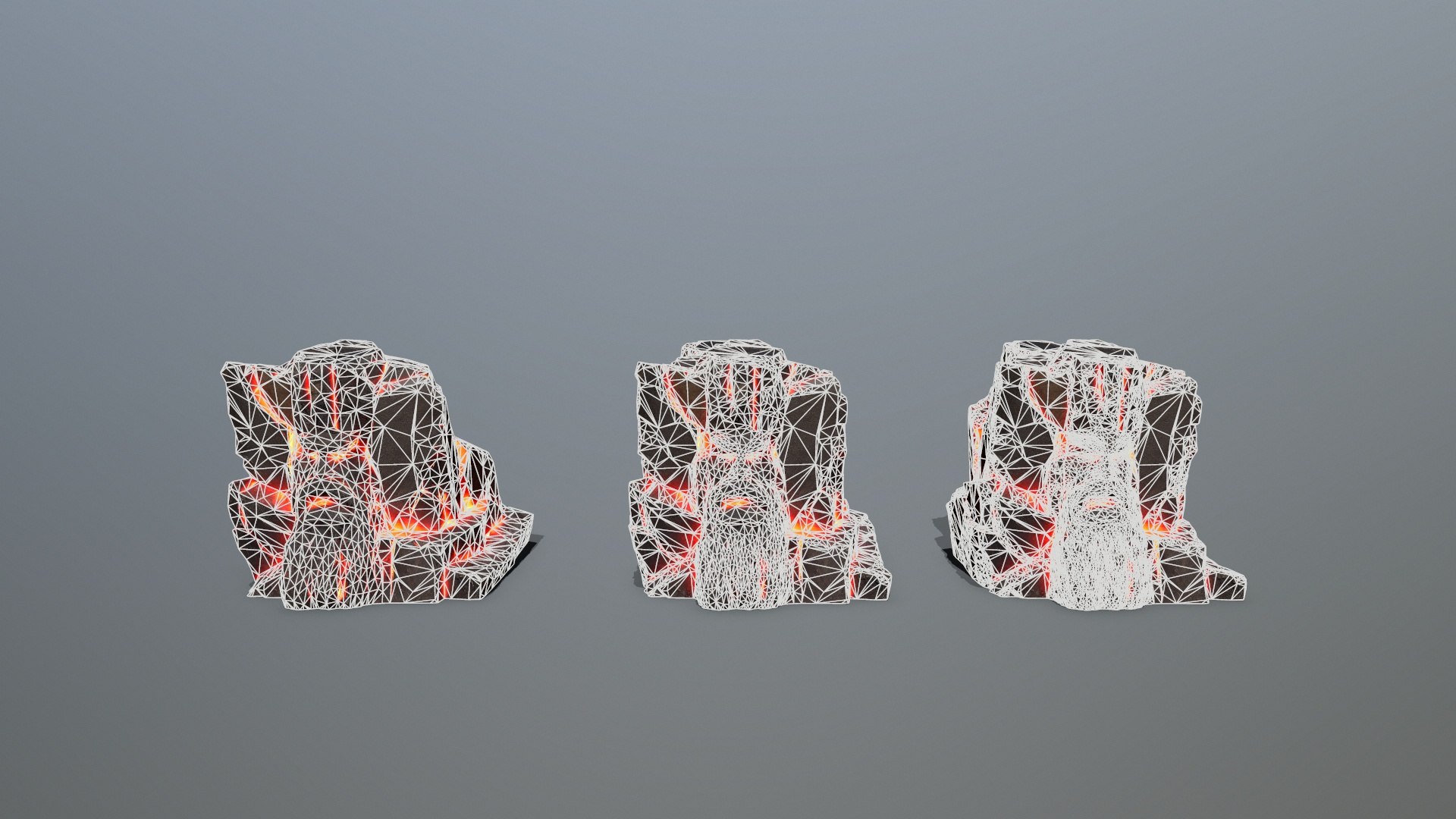 3D Lava Face Of The Mountain - TurboSquid 2214747
