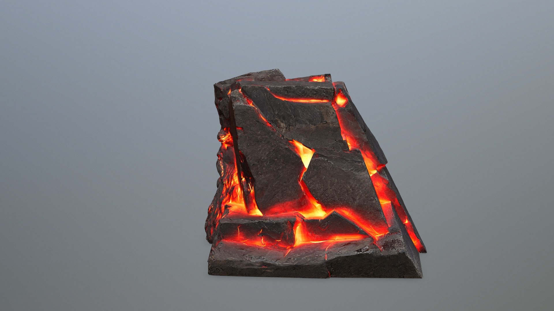 3D Lava Face Of The Mountain - TurboSquid 2214747
