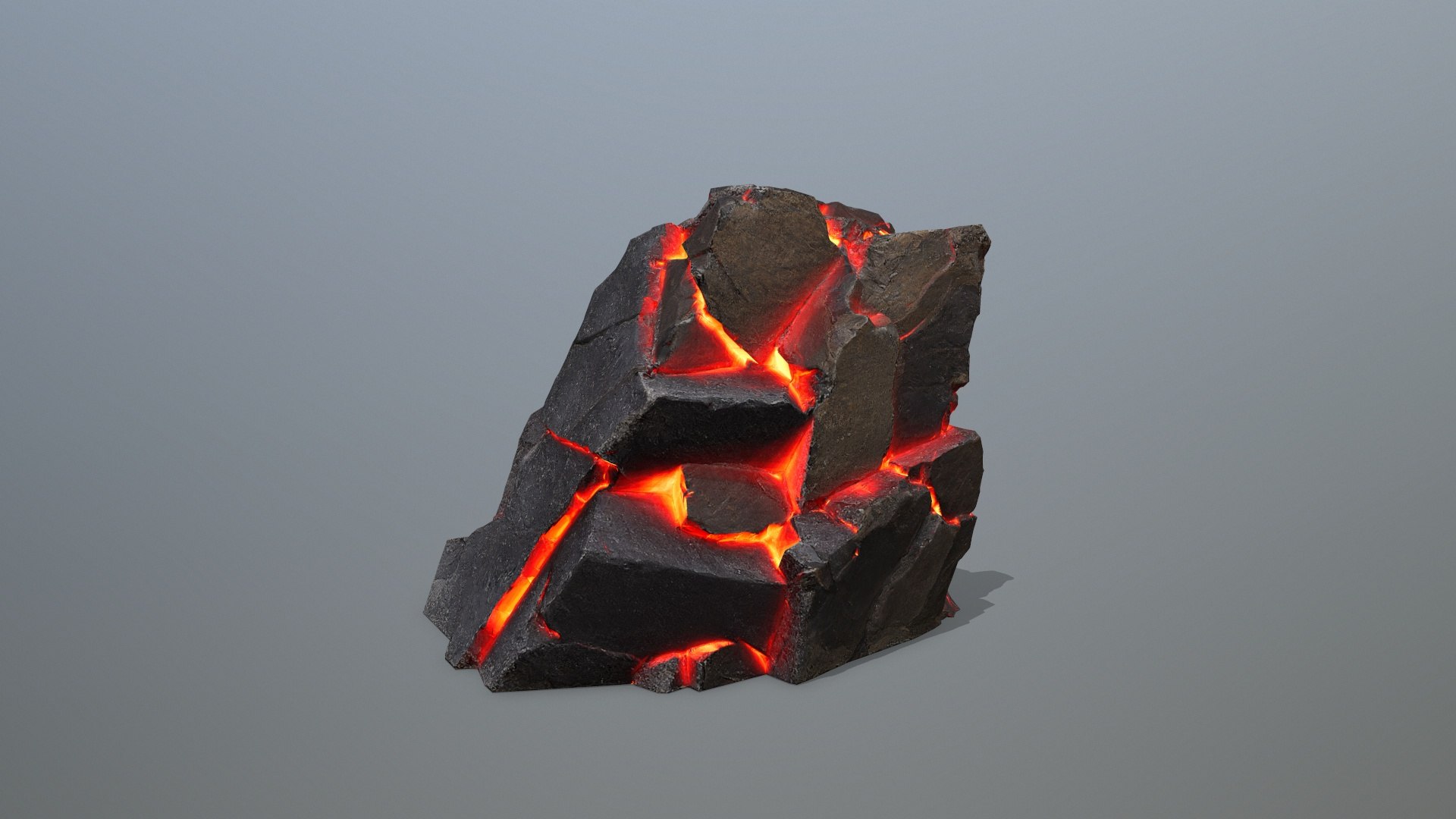 3D Lava Face Of The Mountain - TurboSquid 2214747