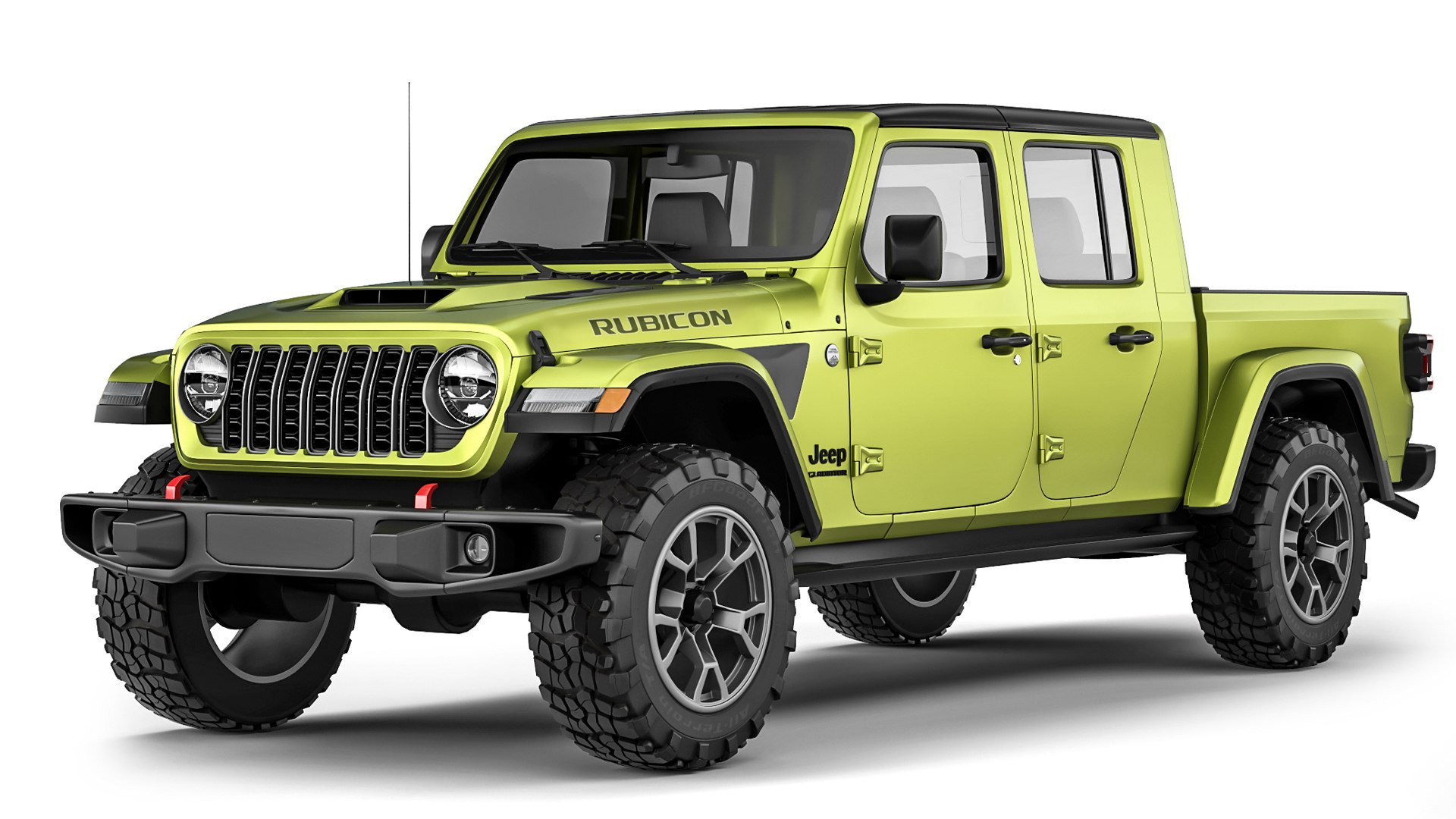 3D Jeep Gladiator Rubicon 2024 - TurboSquid 2395466