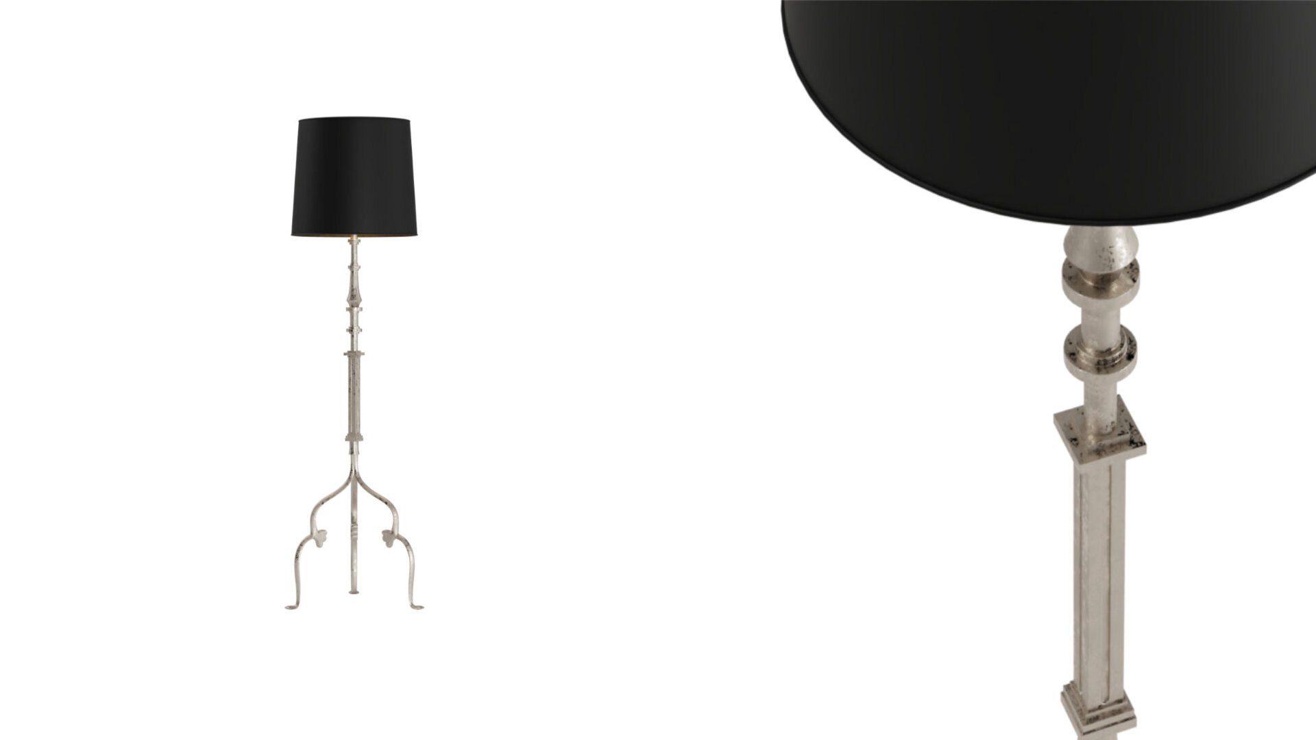 3D Louis Floor Lamp - TurboSquid 2252783
