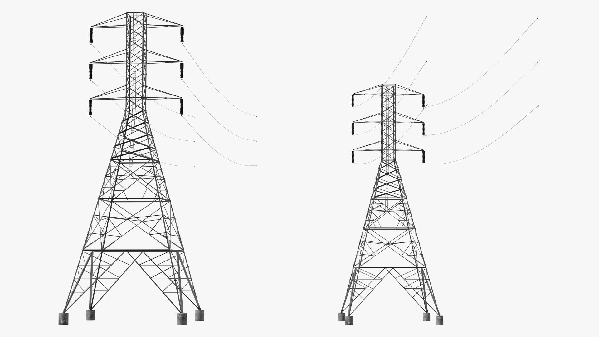 3D Transmission Towers Collection - TurboSquid 2146803