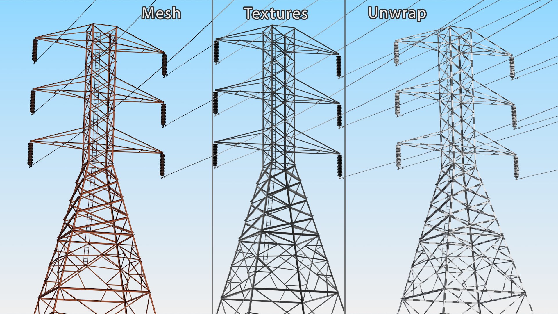 3D Transmission Towers Collection - TurboSquid 2146803