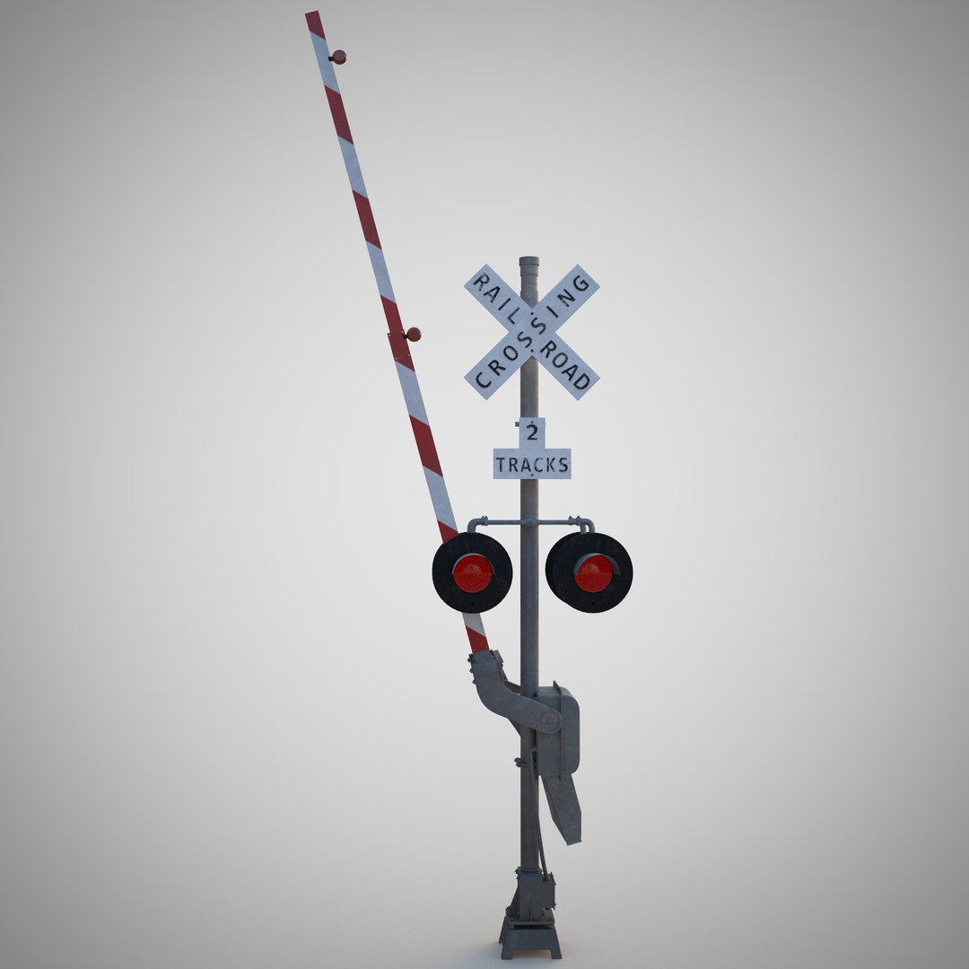 Railroad Gate 3d 3ds
