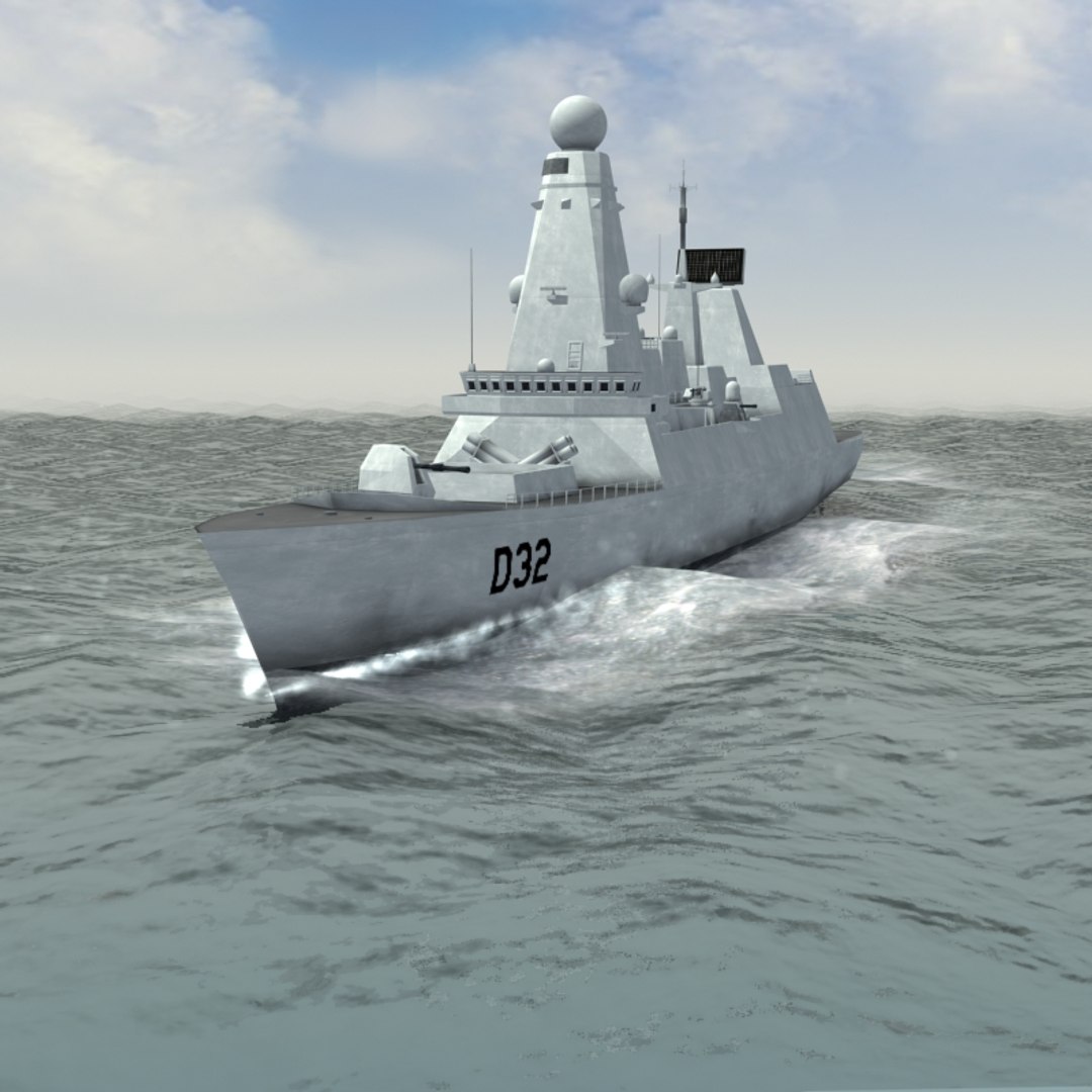 Bow Ship Wake Animation 3d Model