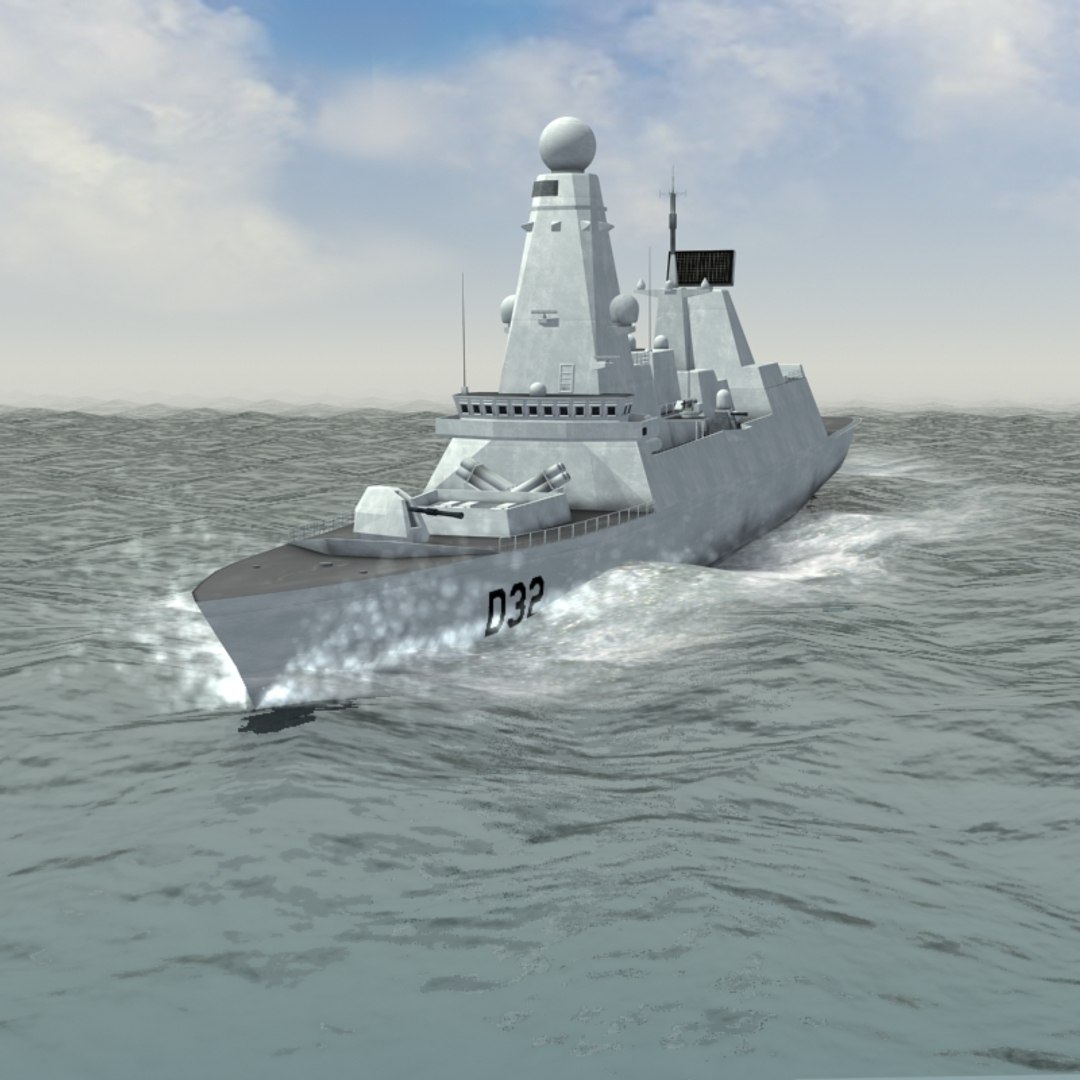 Bow Ship Wake Animation 3d Model