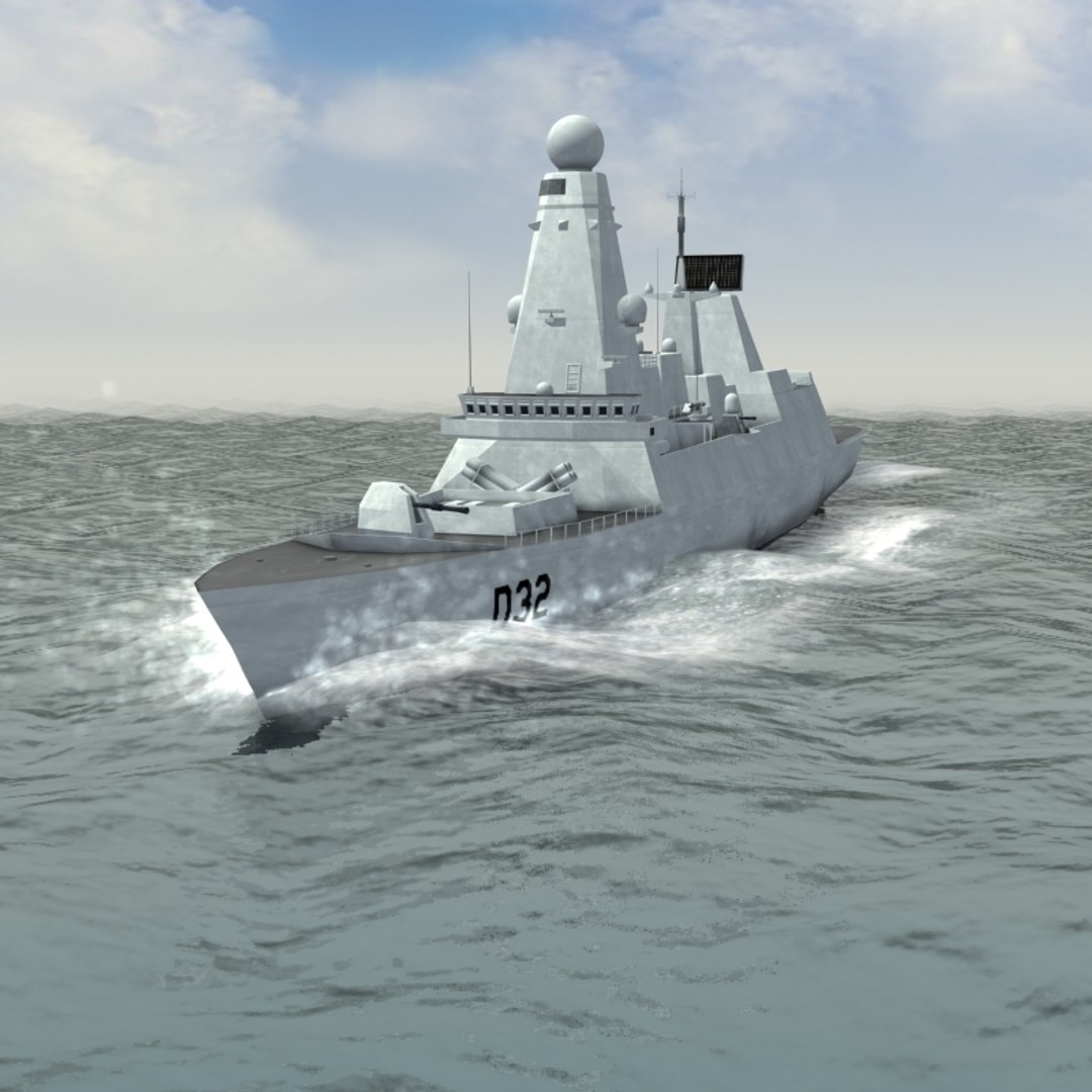 Bow Ship Wake Animation 3d Model