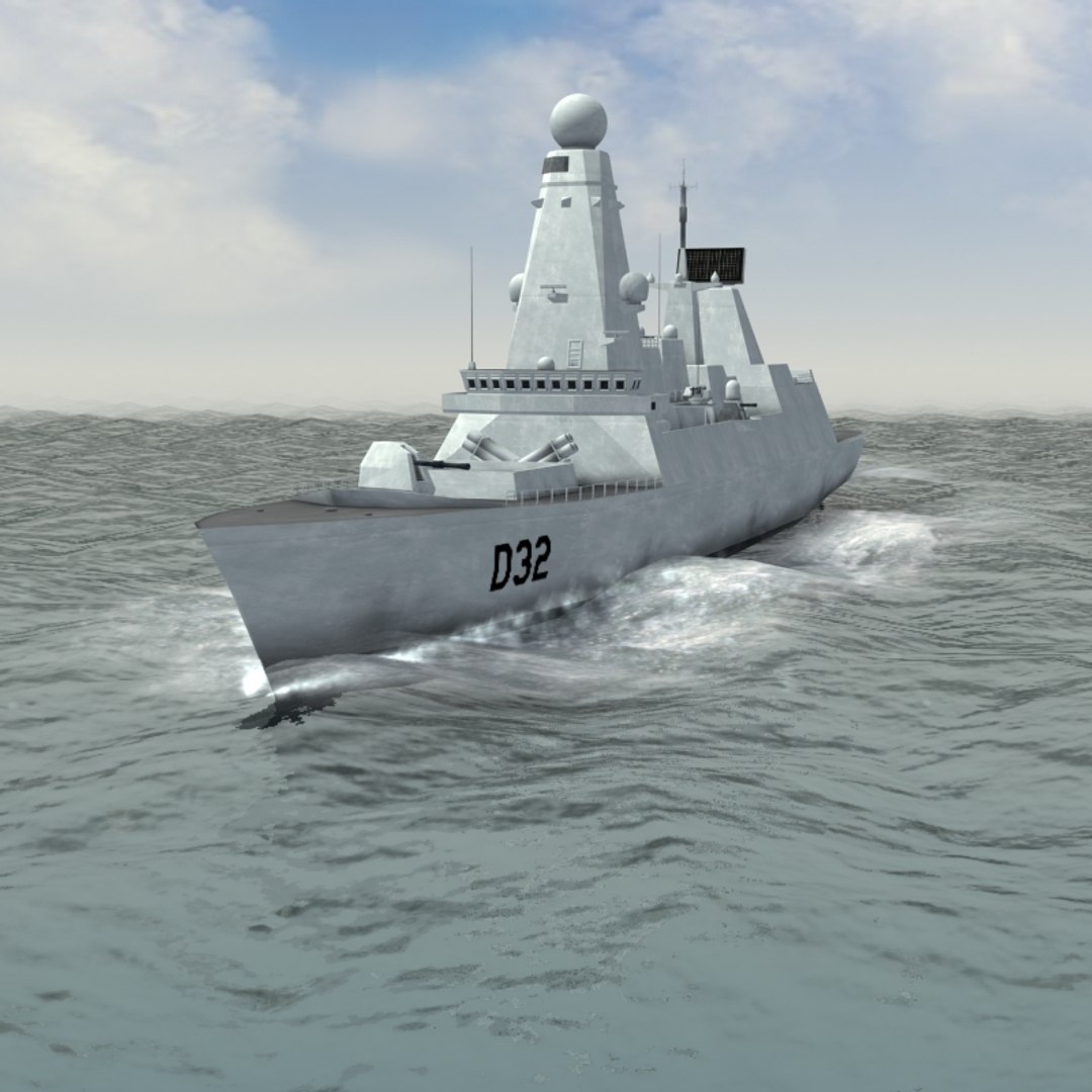 Bow Ship Wake Animation 3d Model