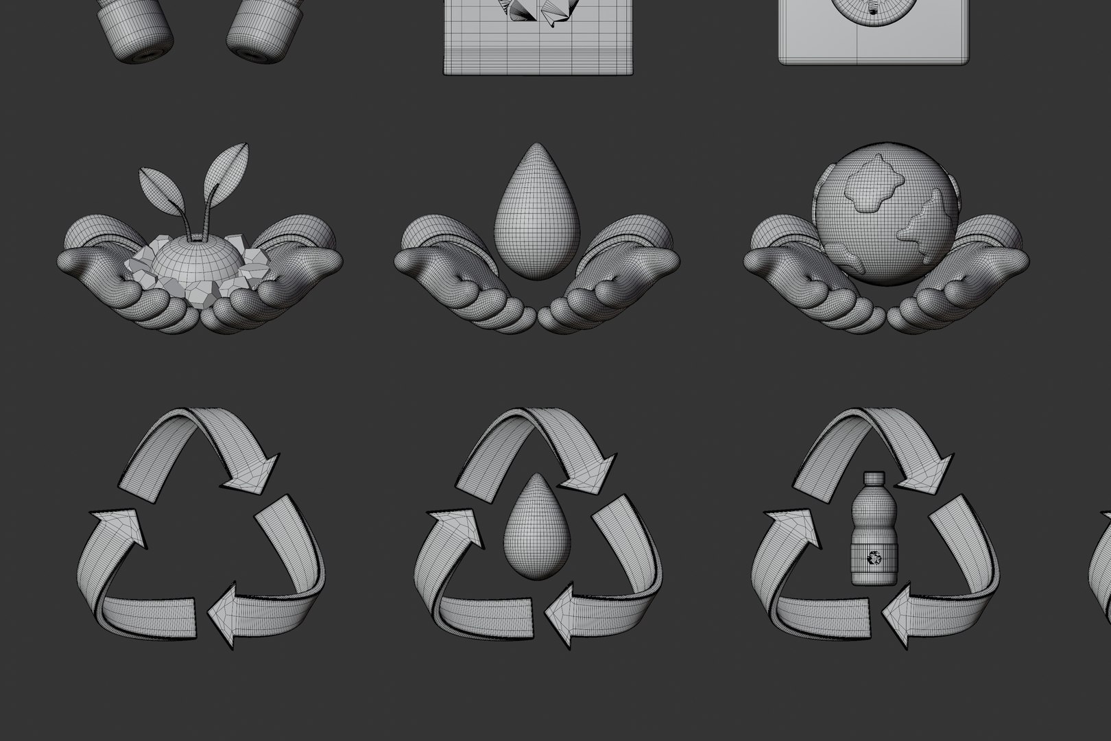 3D Ecology 3D Icon Pack - TurboSquid 2219883