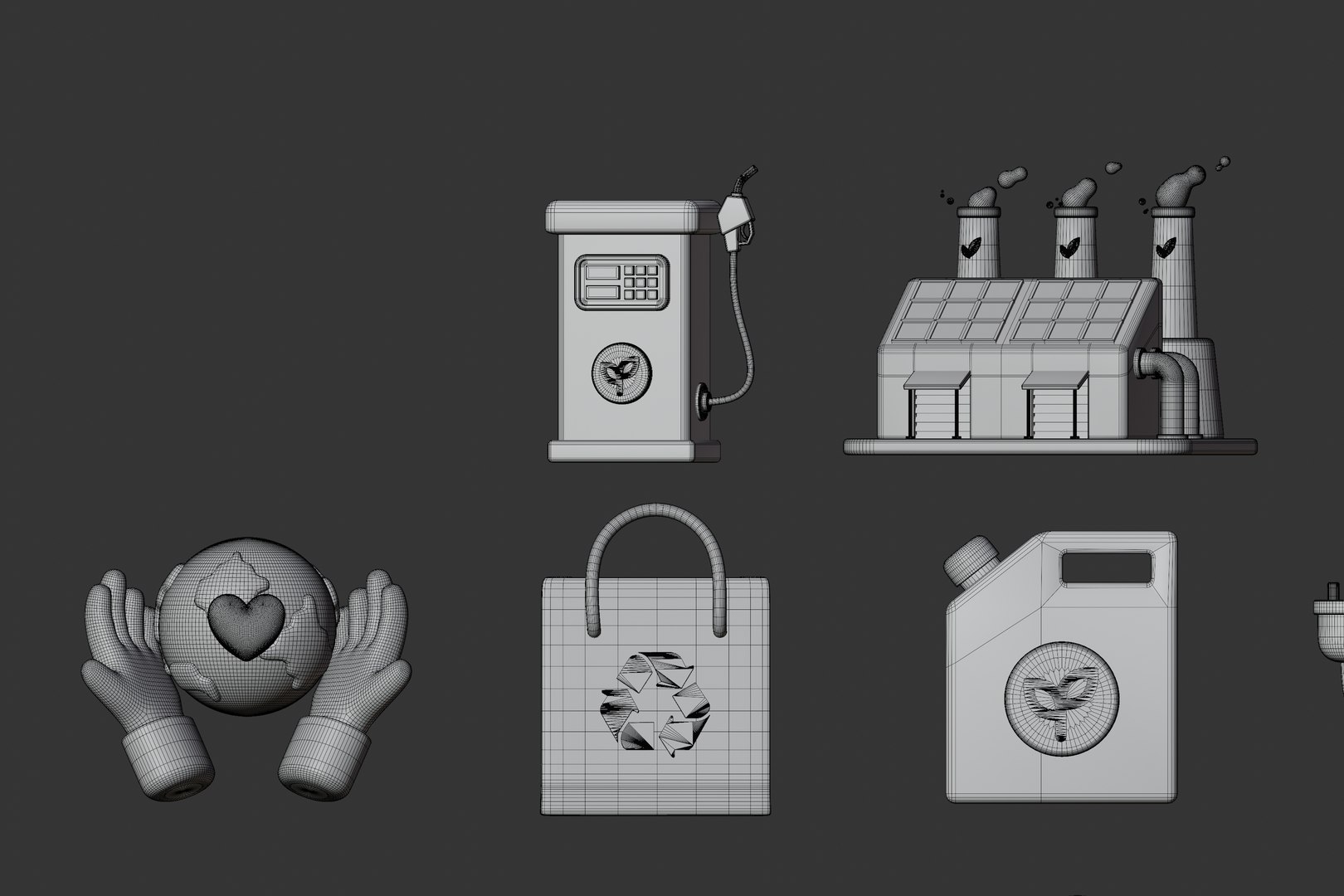 3D Ecology 3D Icon Pack - TurboSquid 2219883