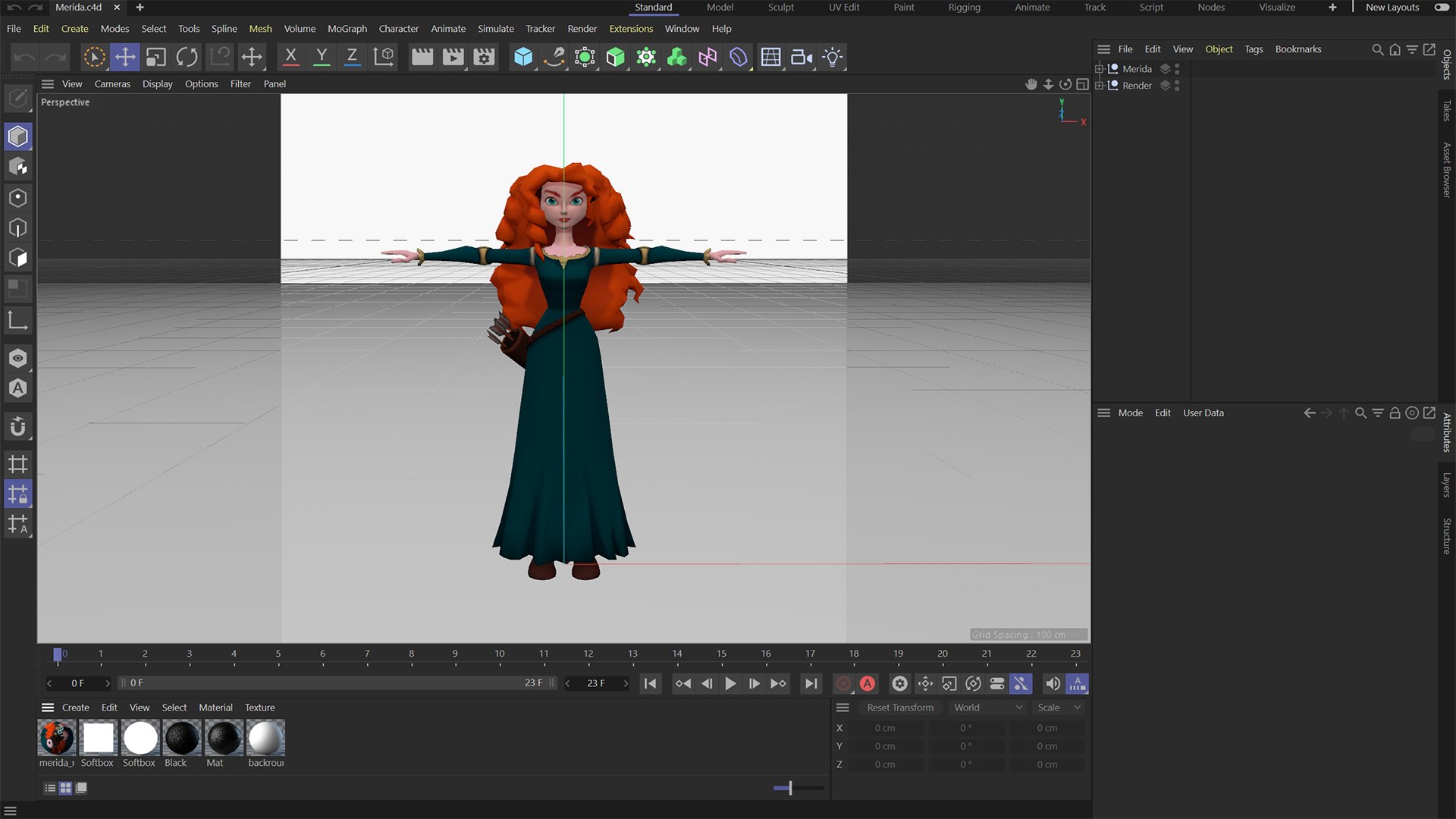 3D Princess Merida Model - TurboSquid 1849379