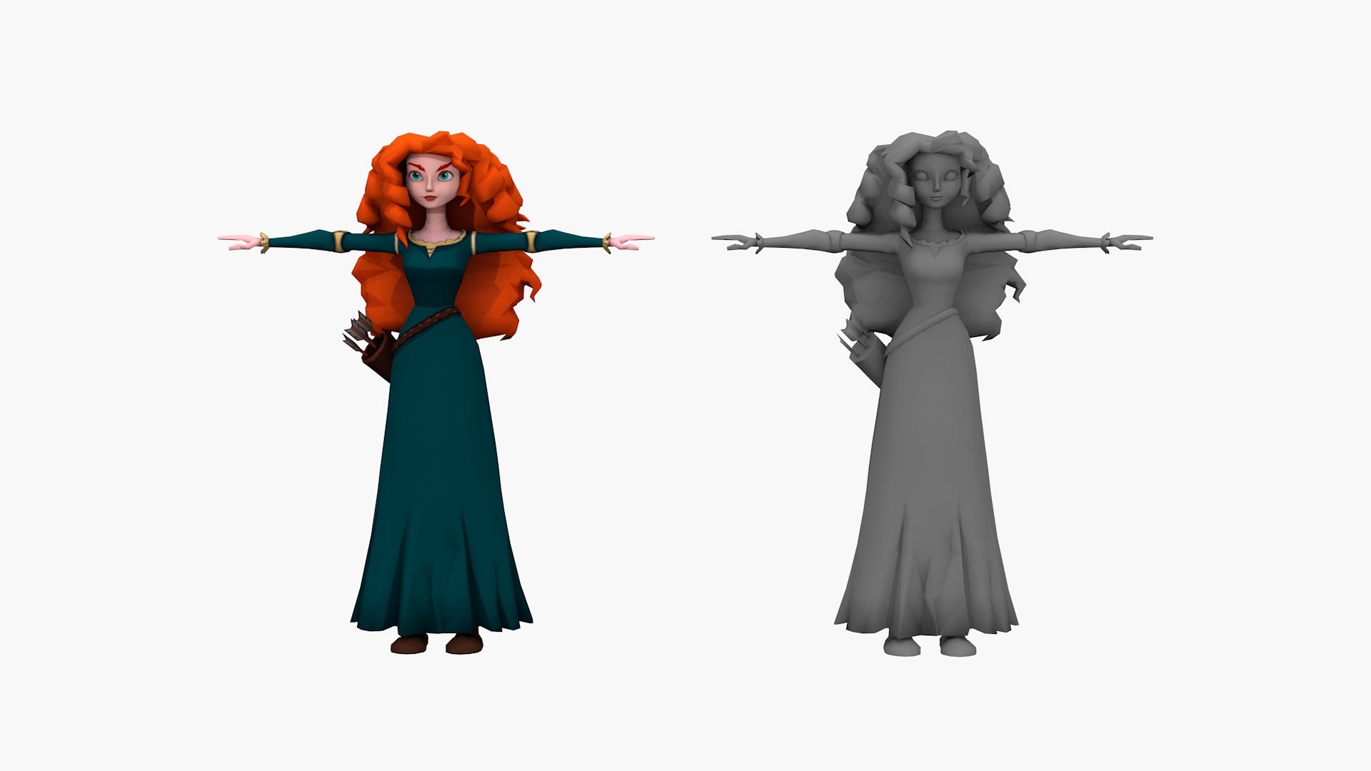 3D Princess Merida Model - TurboSquid 1849379