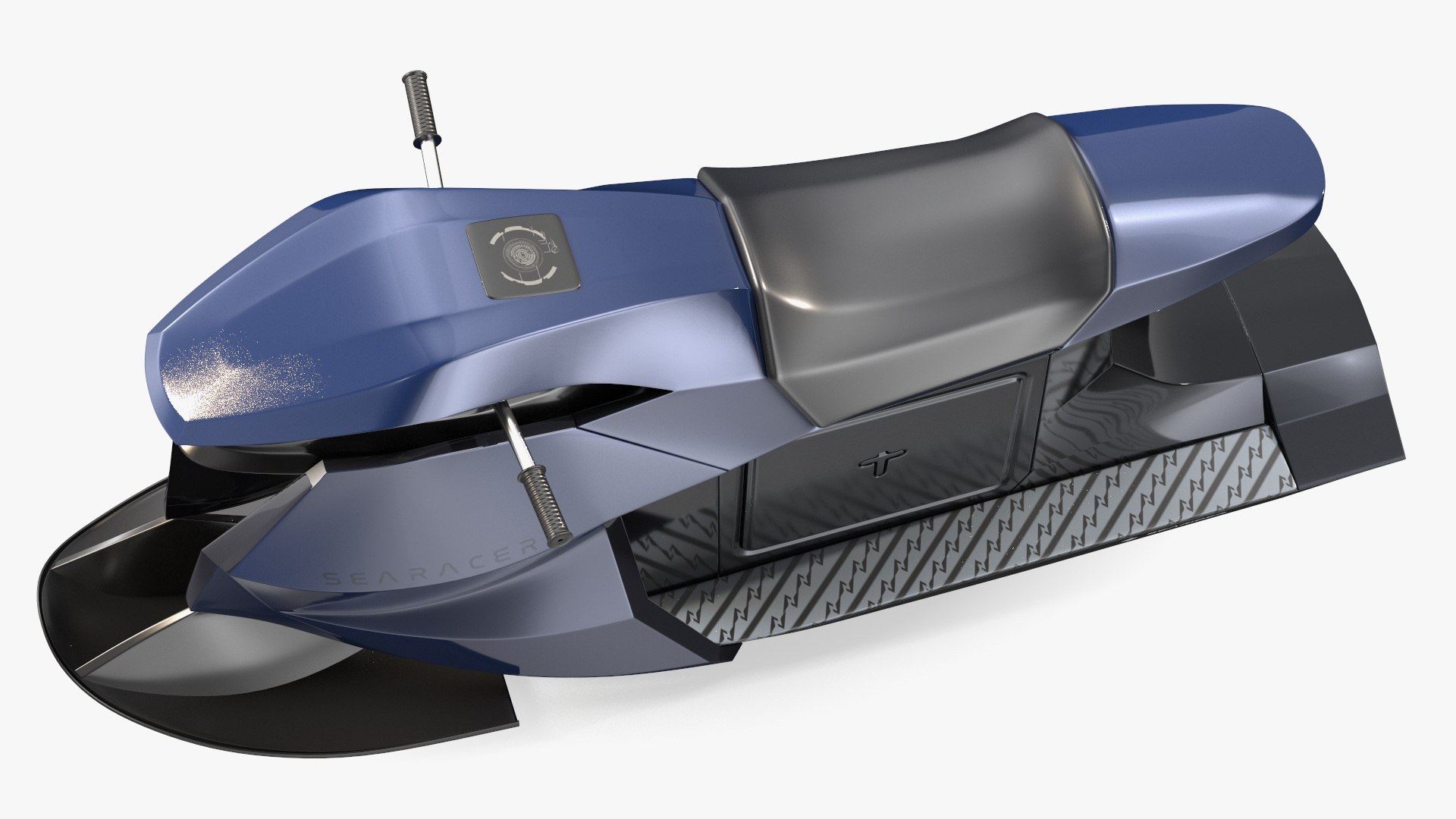 Searacer Jet Ski Blue Rigged Model - TurboSquid 2383079