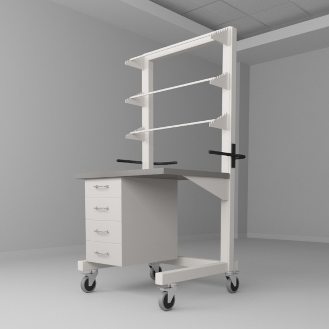 3d Mobile Height Adjustable Carts