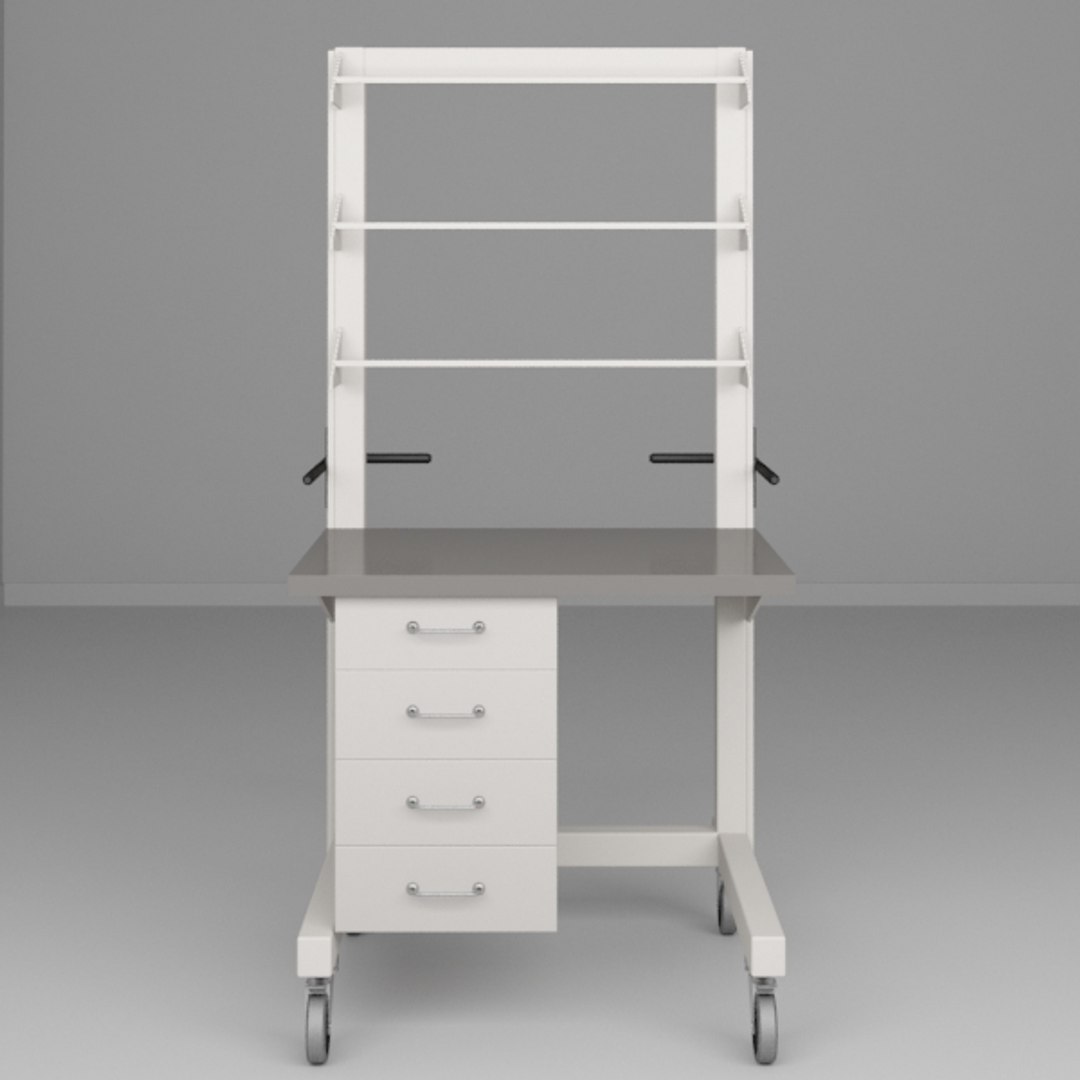 3d Mobile Height Adjustable Carts
