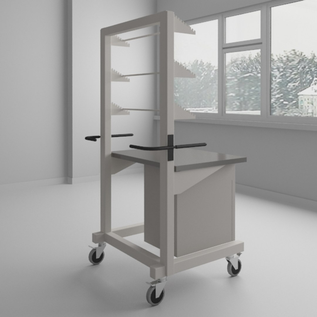 3d Mobile Height Adjustable Carts