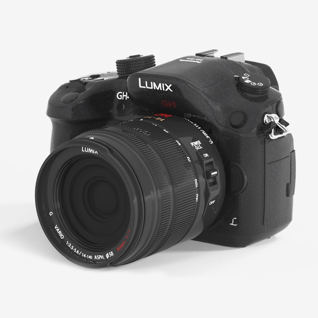 3D Panasonic Lumix GH4 Mirrorless Digital Camera Model - TurboSquid 2339787