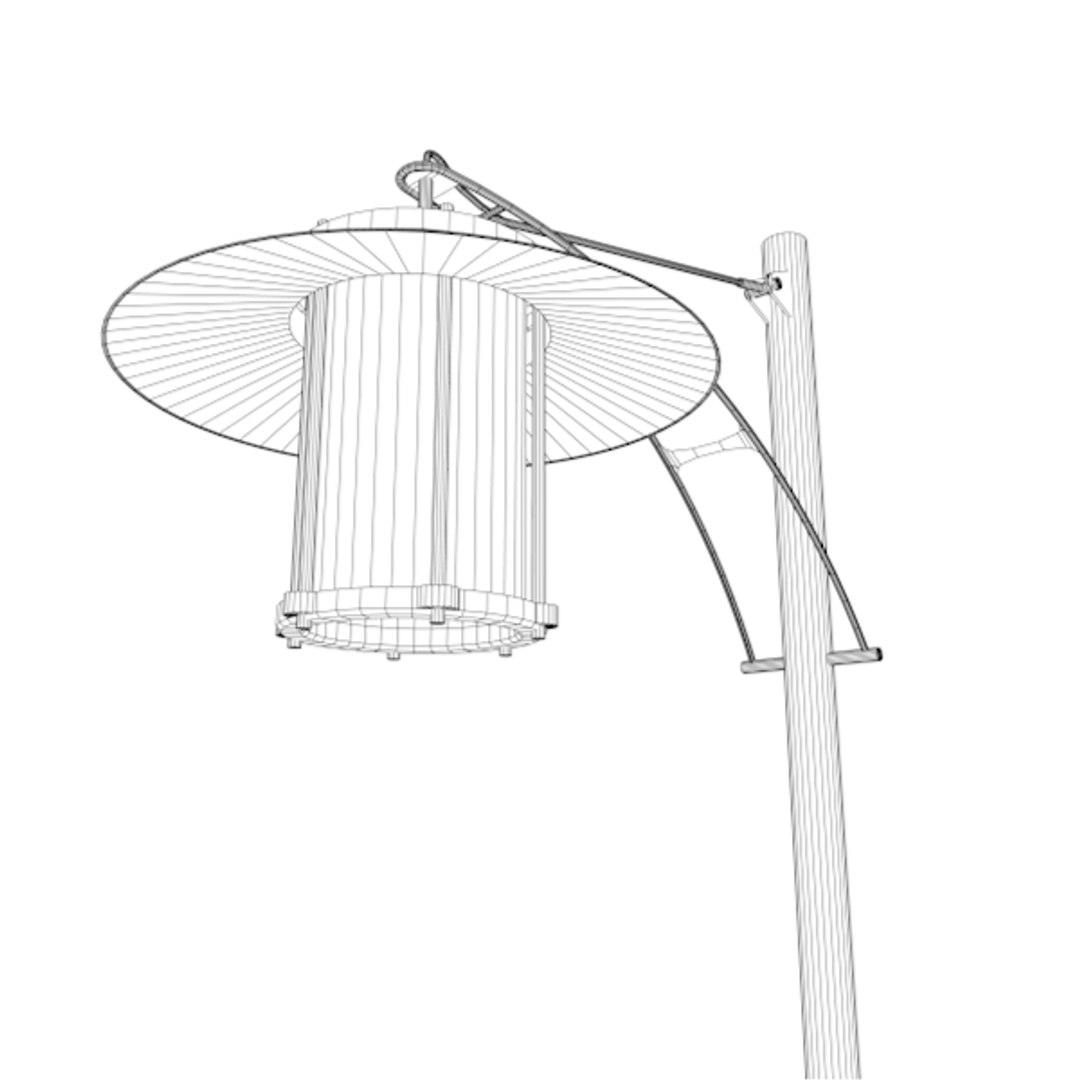 Pole Luminaire Light 3d Model