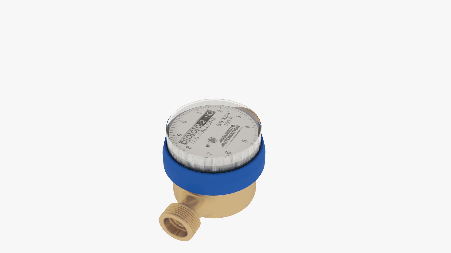 Water Meter 3D Model - TurboSquid 2008326