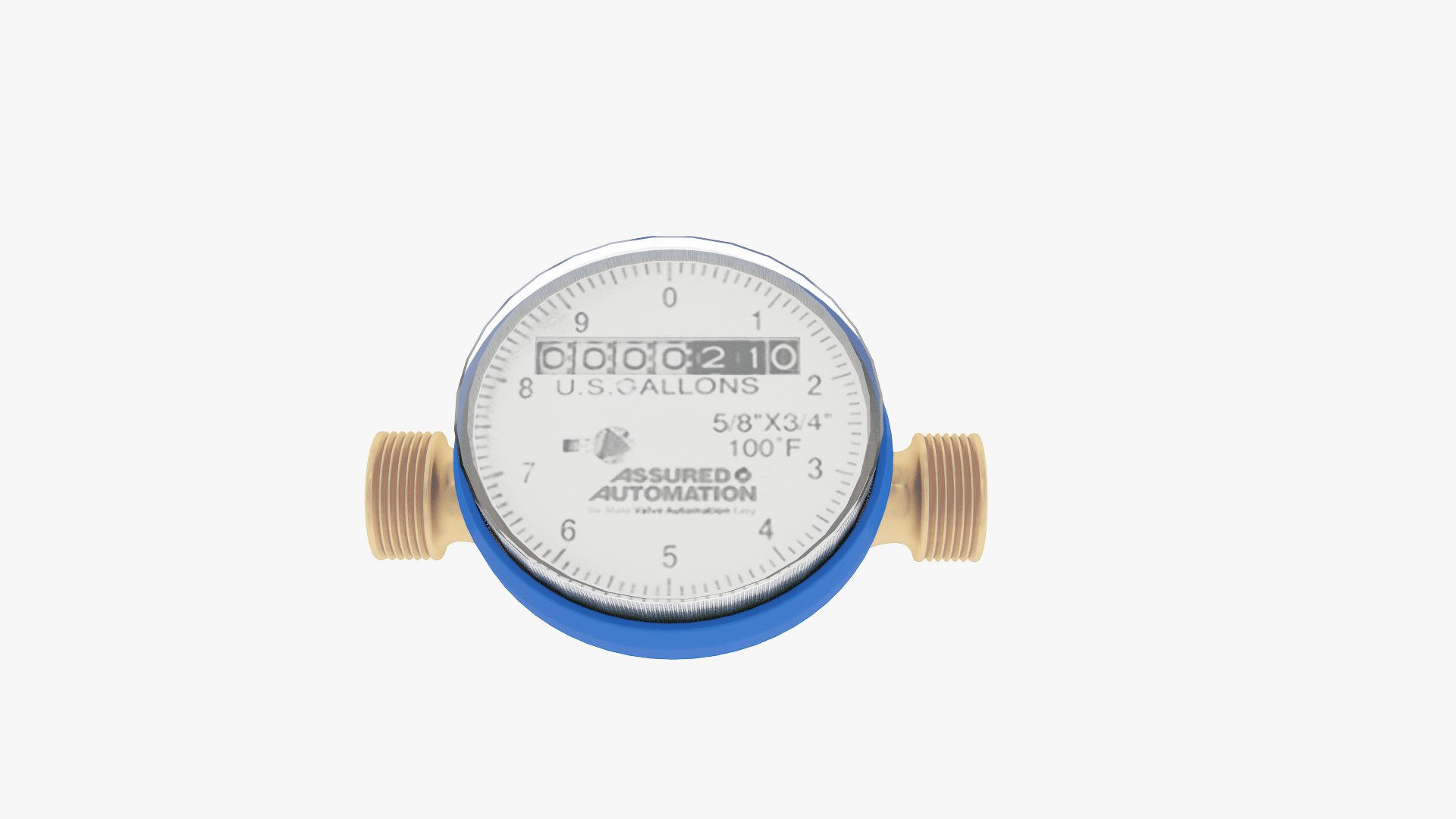 Water Meter 3D Model - TurboSquid 2008326