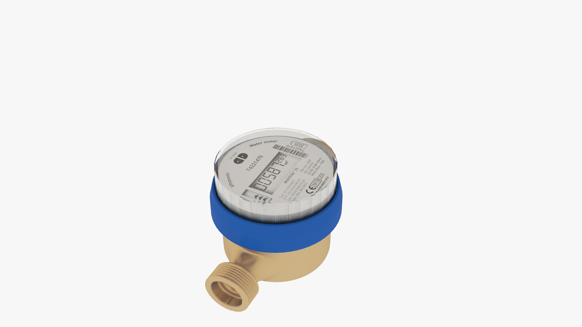 Water Meter 3D Model - TurboSquid 2008326