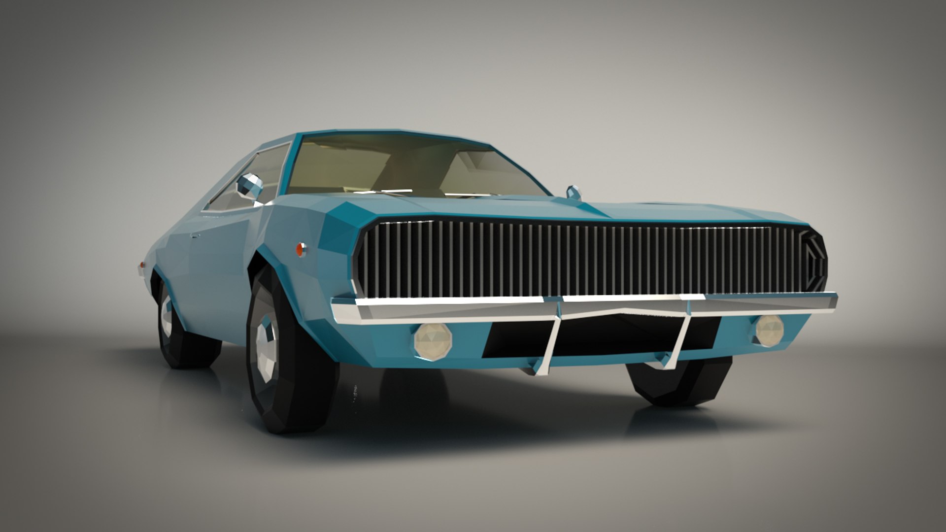 Car Muscle 3D Model - TurboSquid 1390027