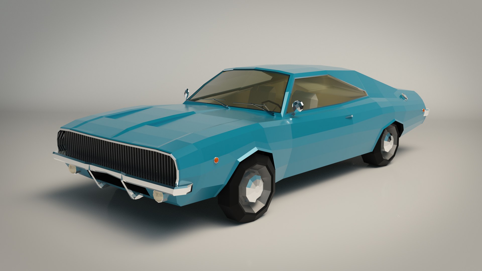 Car Muscle 3D Model - TurboSquid 1390027