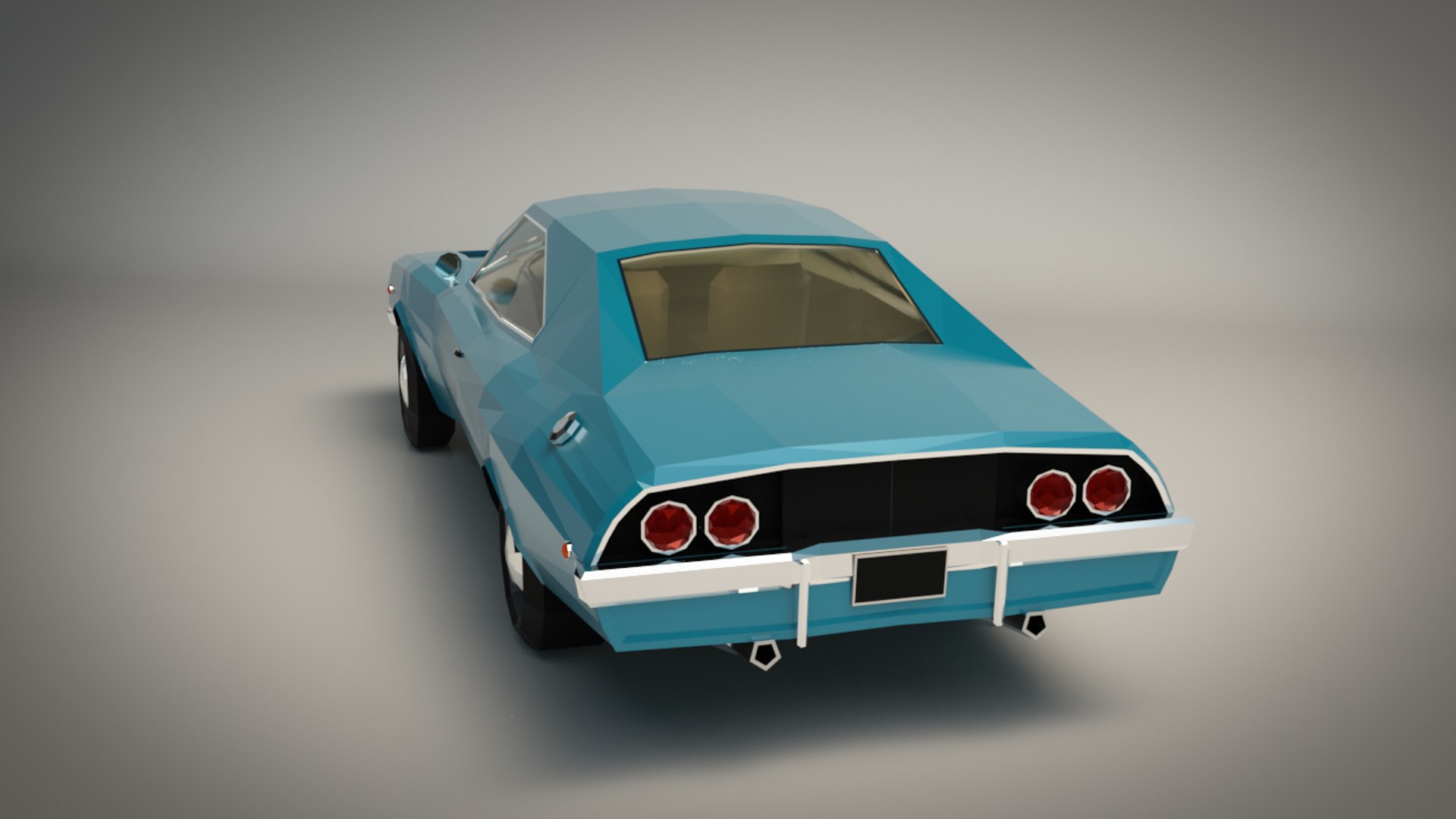 Car Muscle 3D Model - TurboSquid 1390027