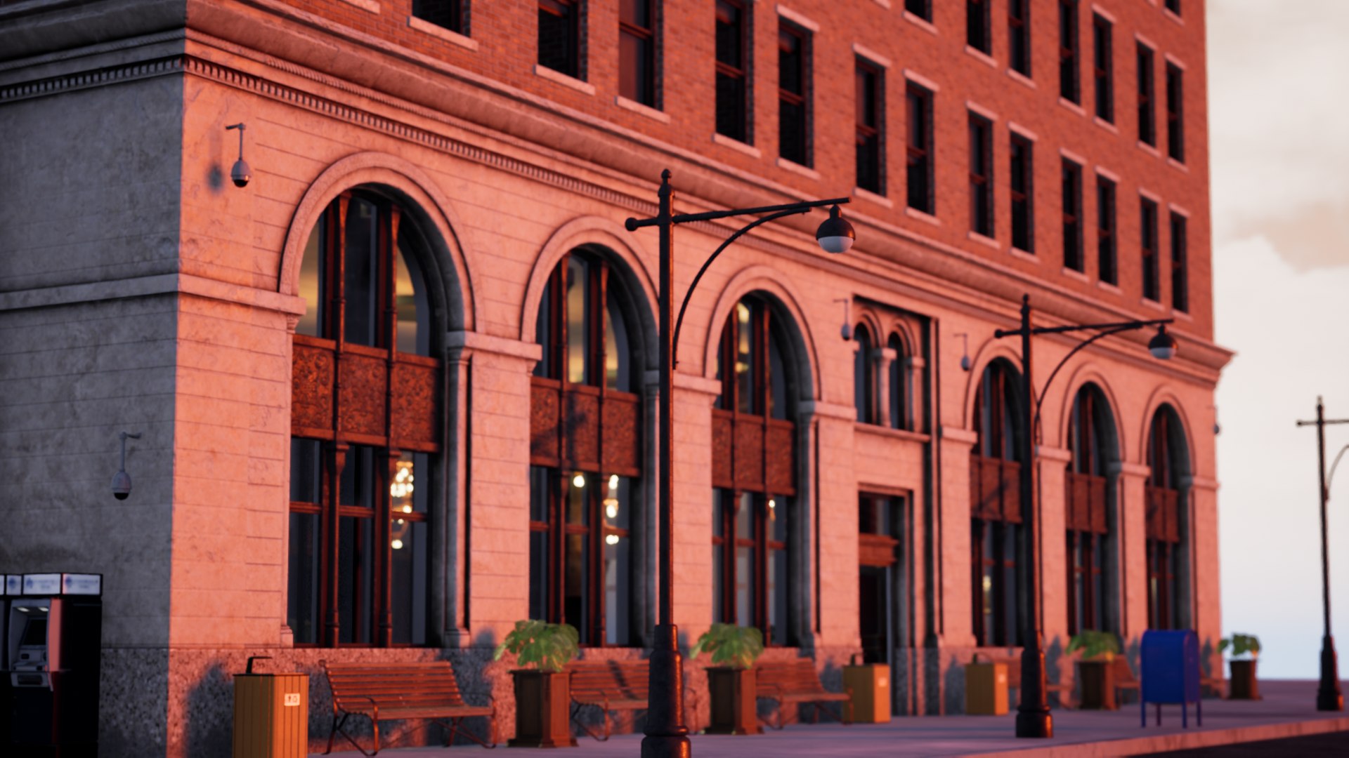 3D Bank Building - TurboSquid 2426141