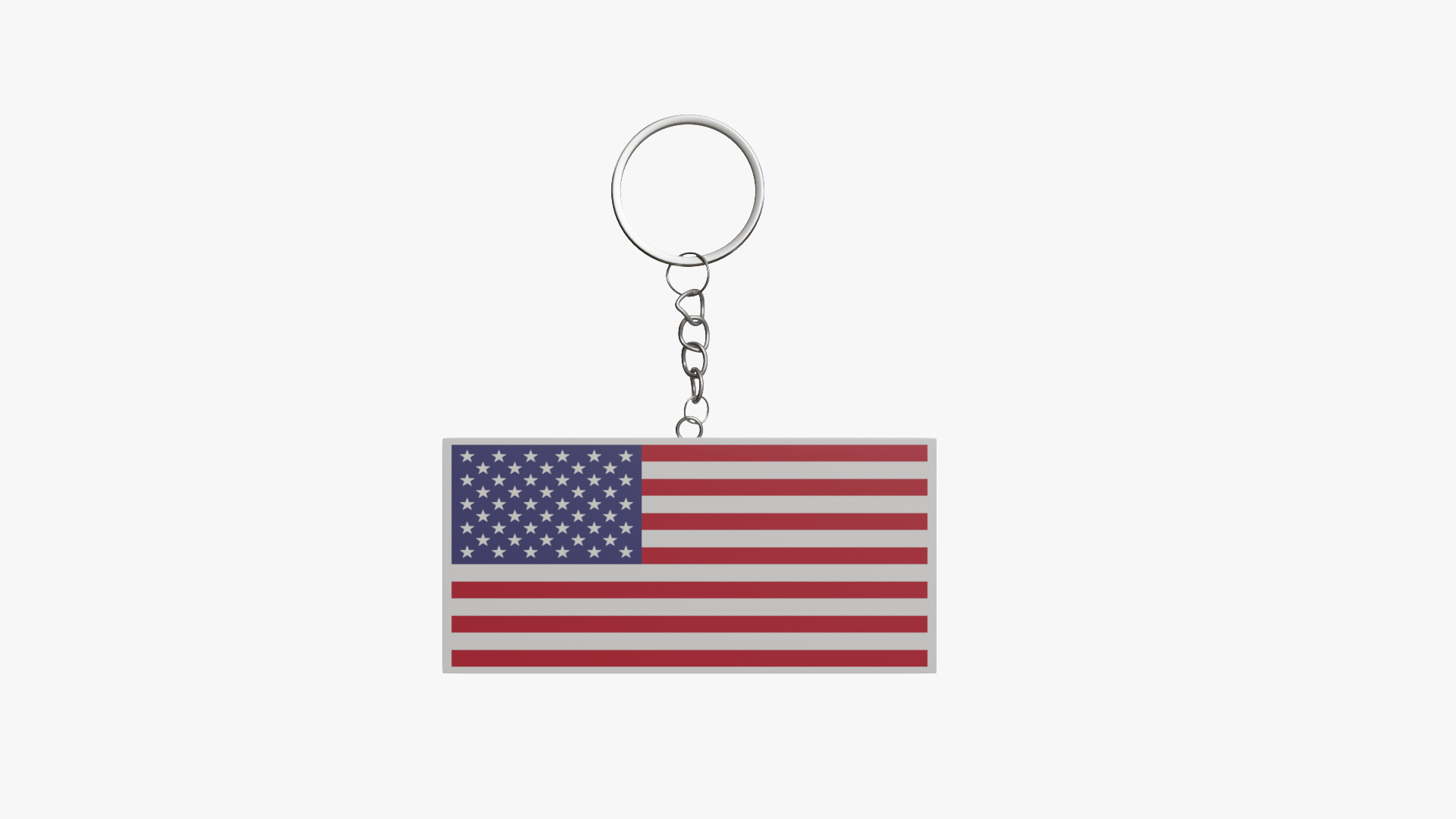 3D Model US Flag Keychain - TurboSquid 1856567