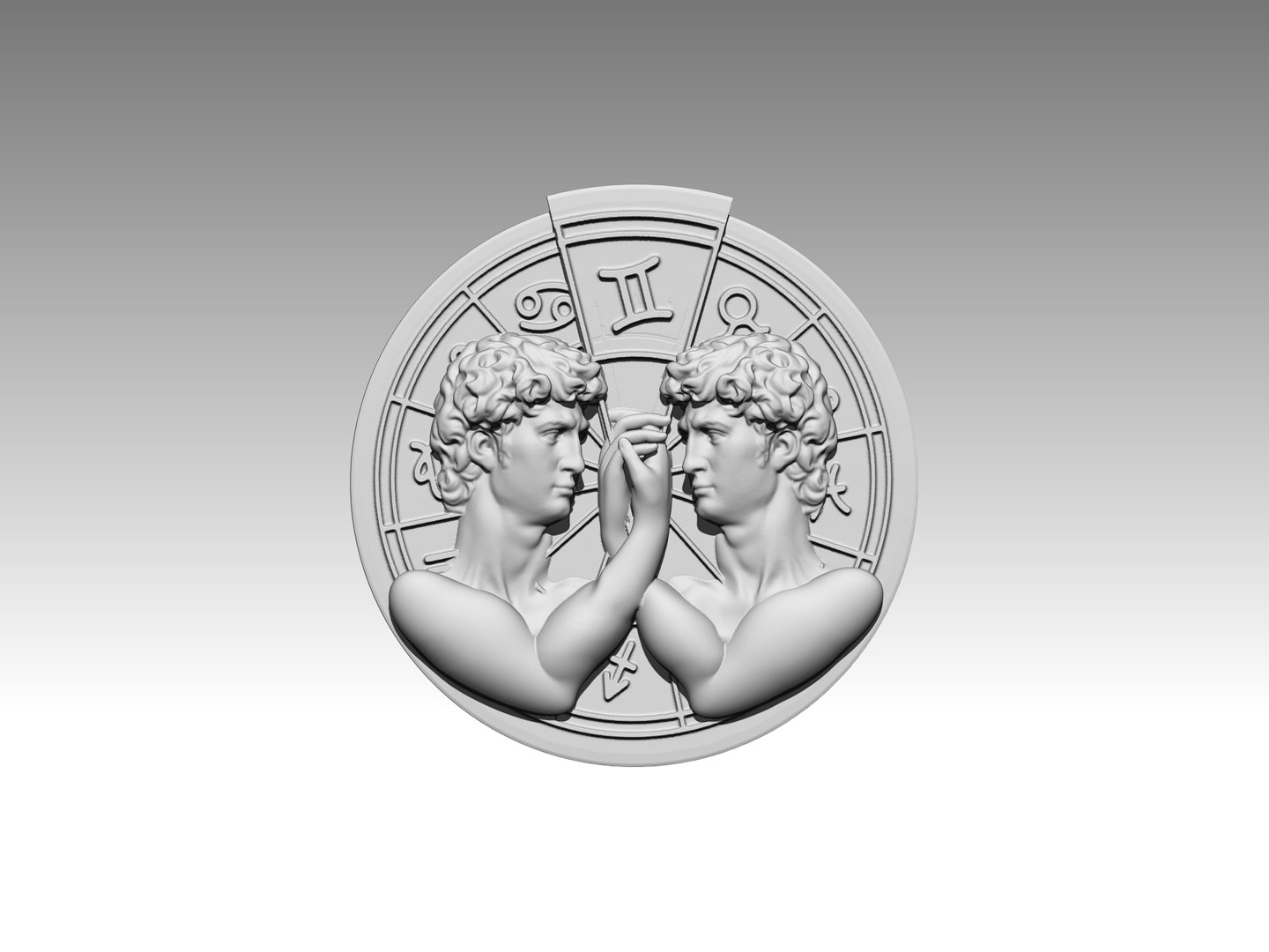 Relief Frame Twins 3D Model - TurboSquid 2385980