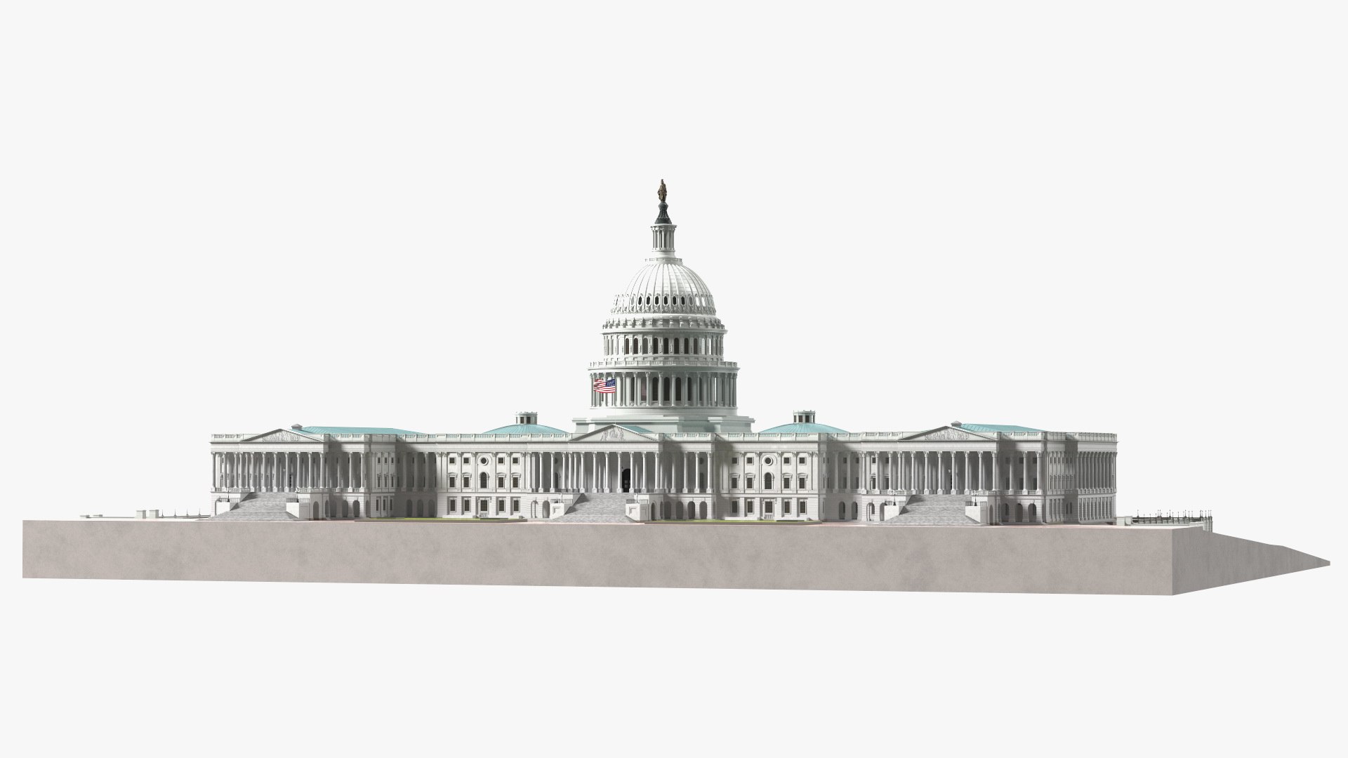 3D Washington DC United States Capitol - TurboSquid 1875594